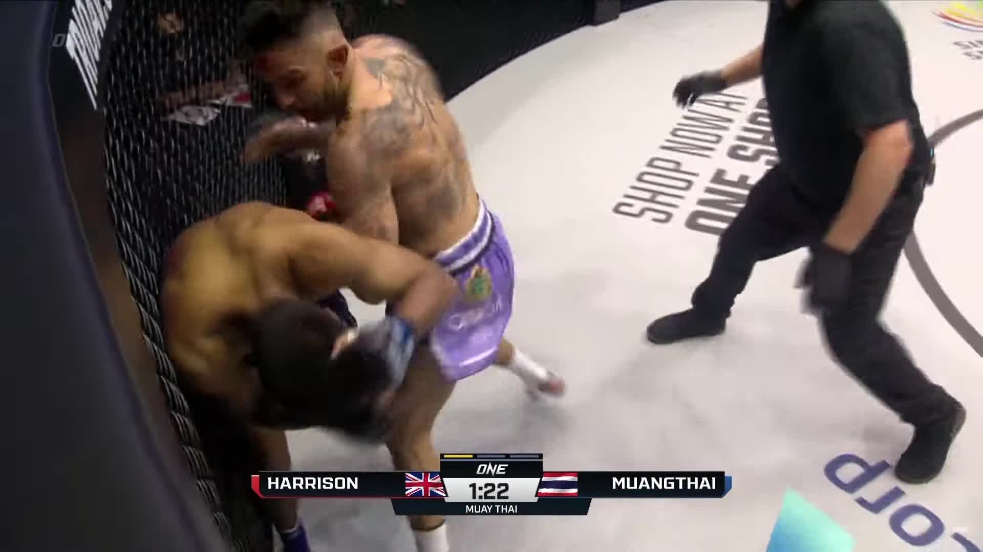 Watch Liam Harrison vs Muangthai | Streamable