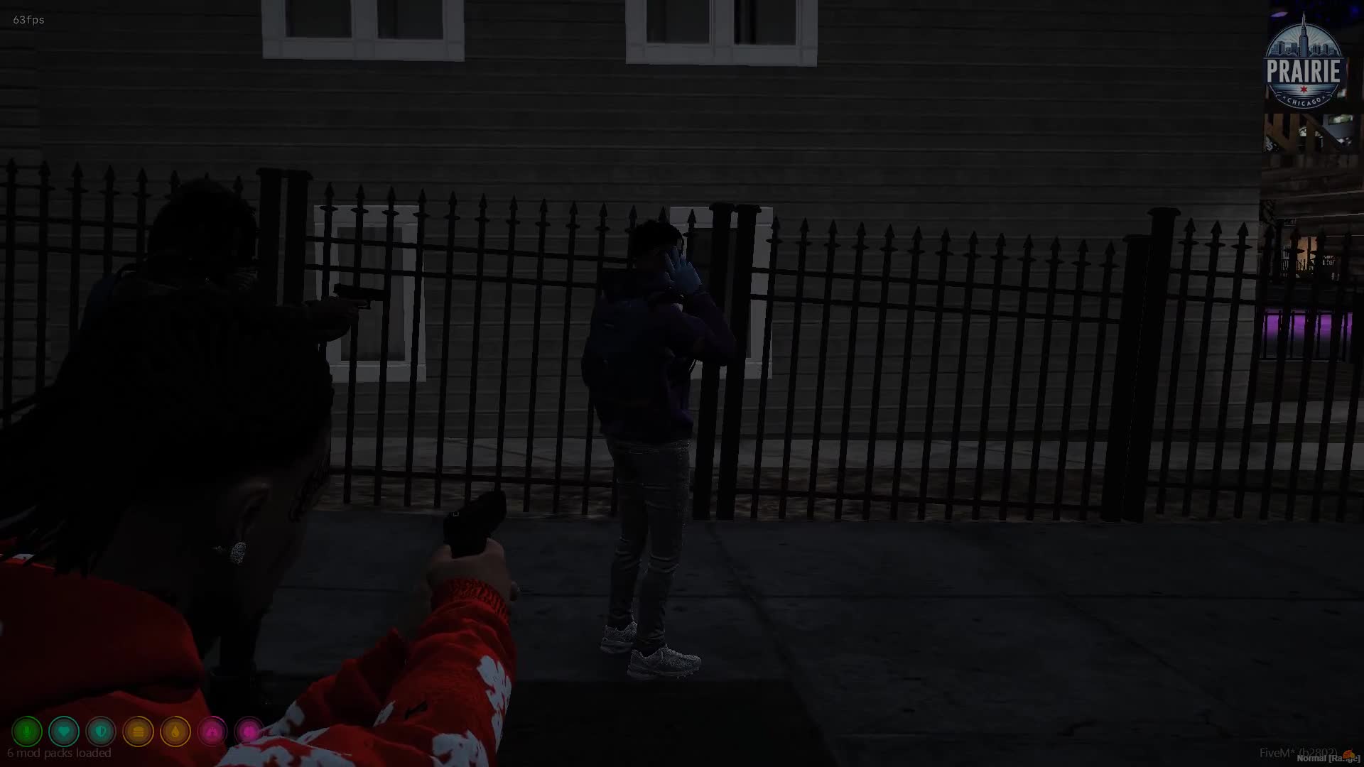 Watch Lmaoo civ but tried to rob a faction member ? | Streamable