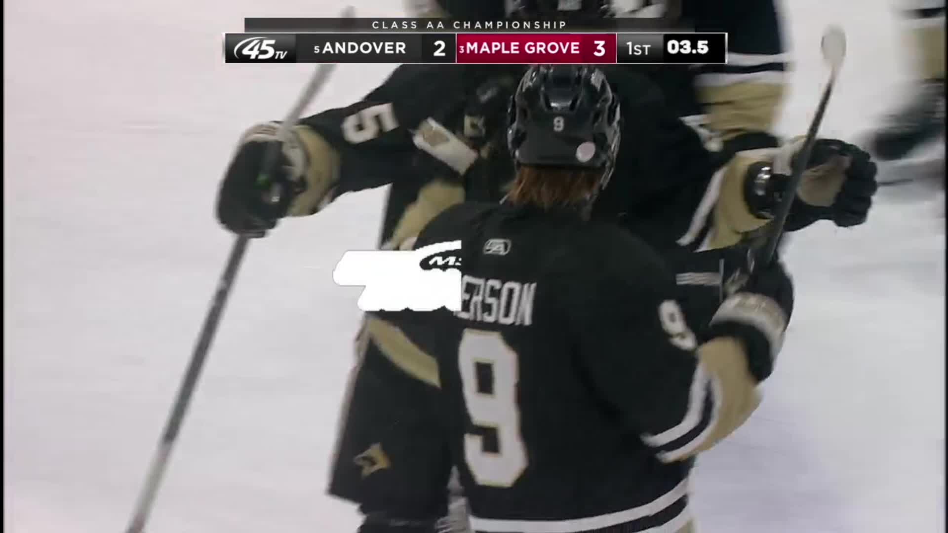 [AND 2 - MG 3] Jacob Pierson snipes it with 3 seconds left in the first ...