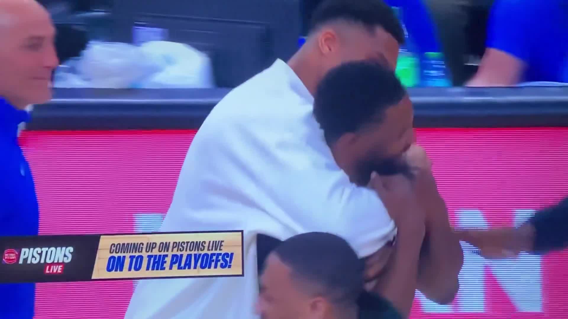 Watch Giannis & Malik Beasley hug it out | Streamable