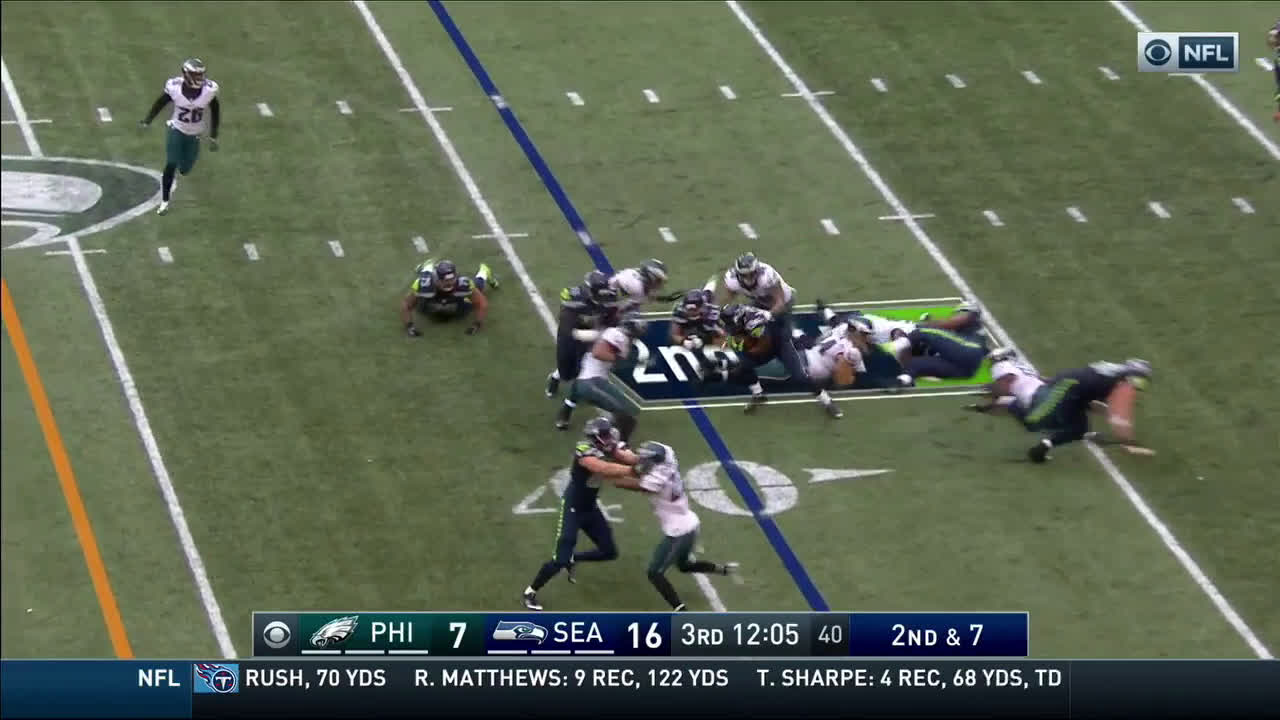 Pope's First Seahawk Carry