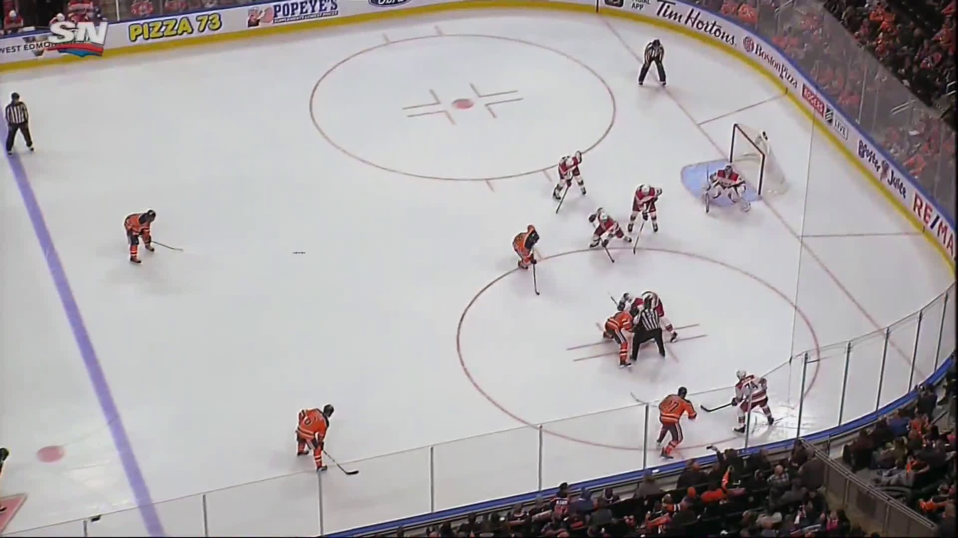 Jaccob Slavin (1) ASST: Jordan Staal (3), Justin Williams (4)