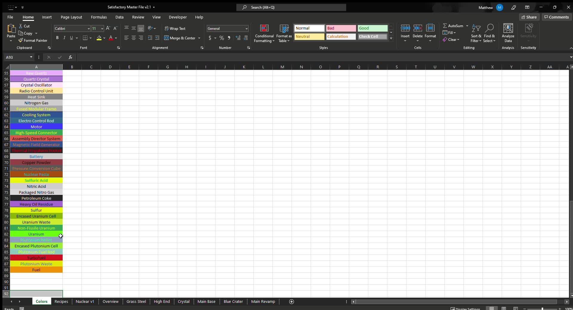Satisfactory Master File v2.1 - Excel 2022-01-21 17-21-25
