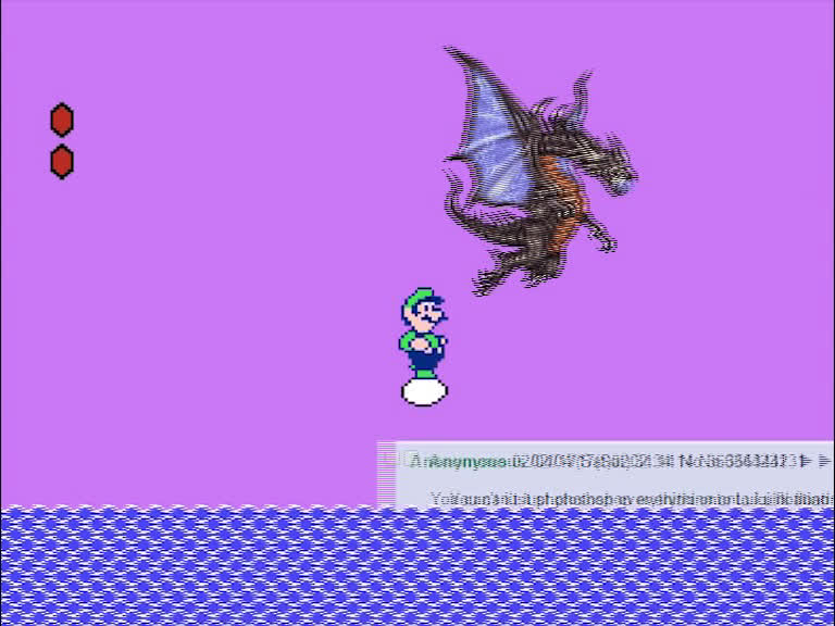 Luigi Floating On An Egg Over The Sea - /v/ The Musical V