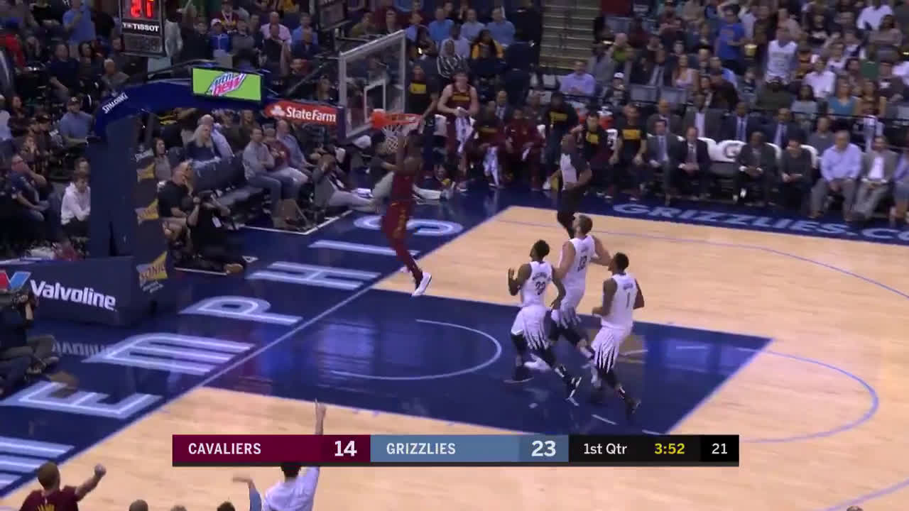 LeDaddy With the Ferocious Slam.