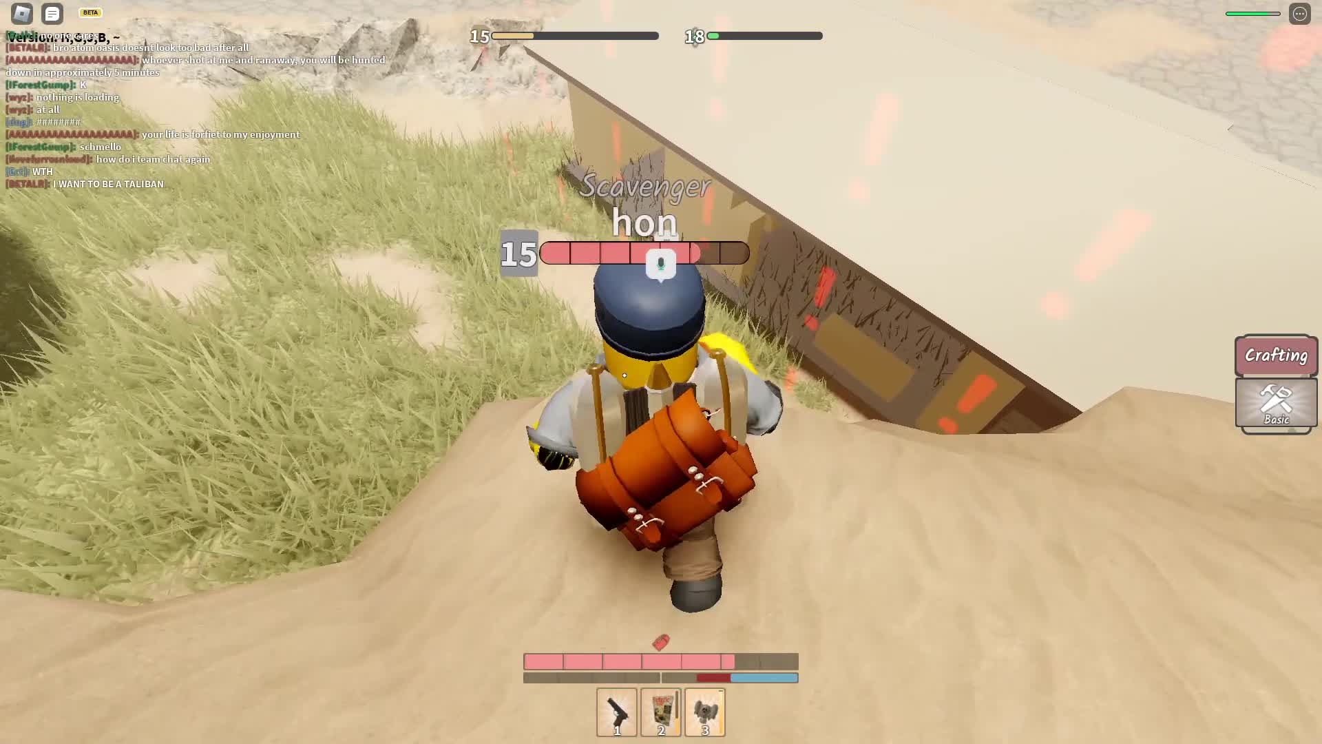 Atom Oasis is a difficult game with permanent death-