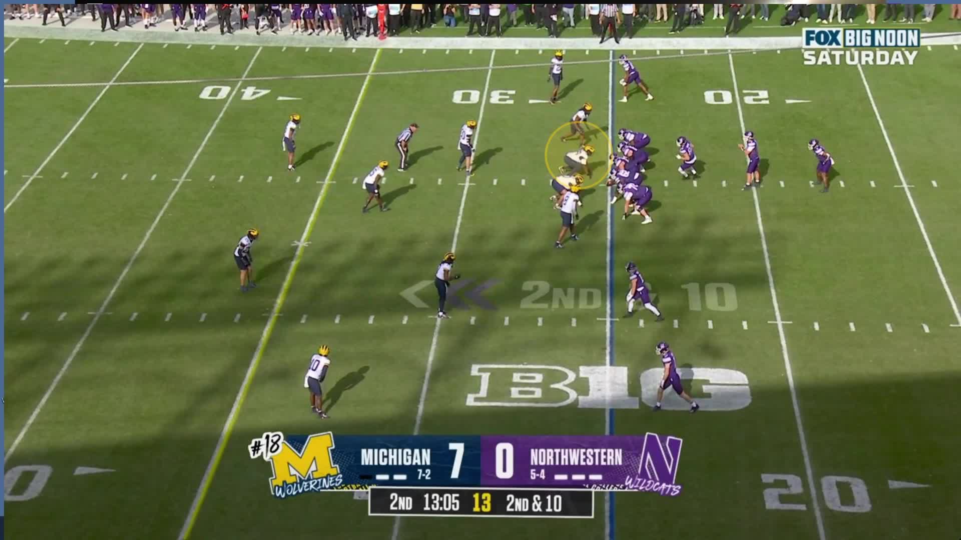 Watch 20251000013-Northwestern-Trey Pierce closes down a gap | Streamable