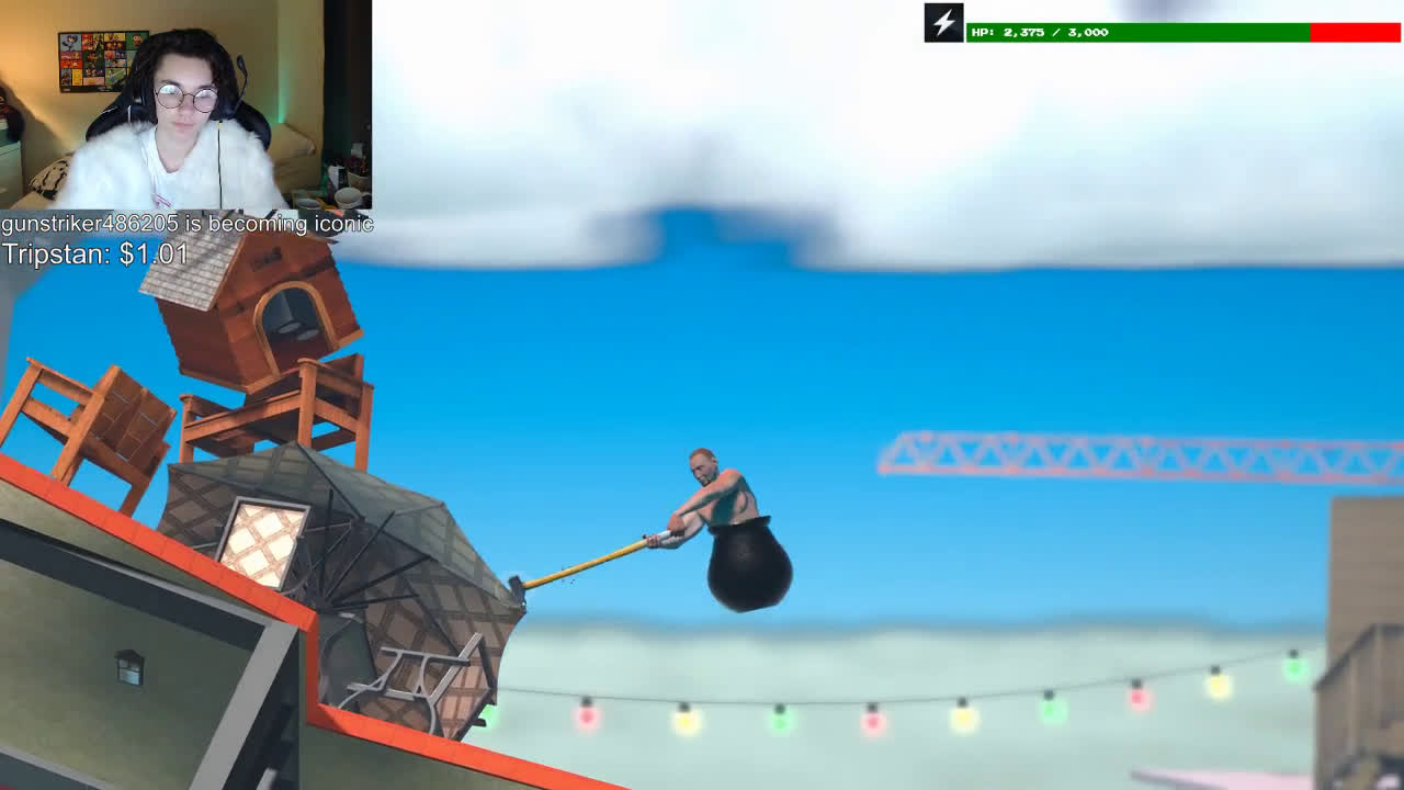 Getting Over it from oranges to Lanterns