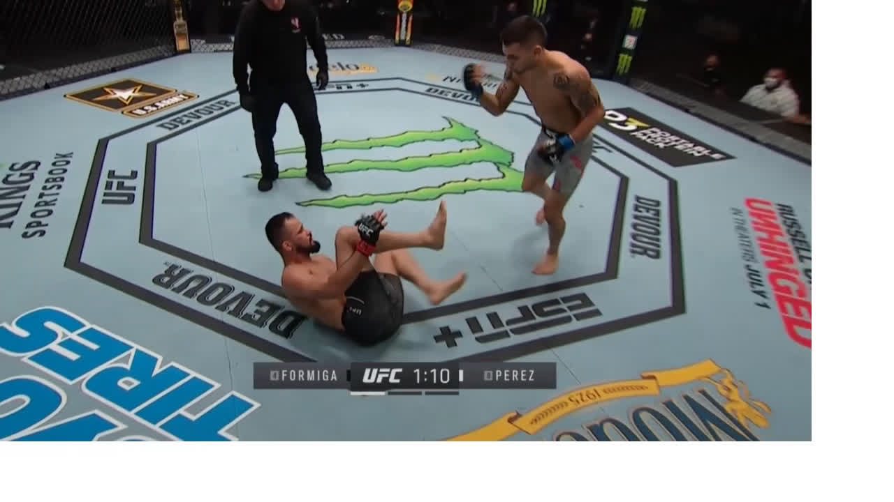 UFC 255 Title Fight Finishes