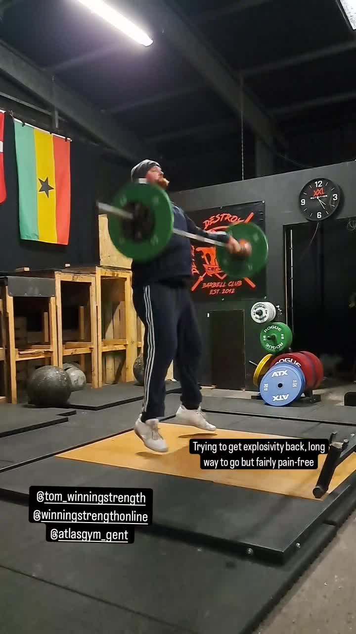 11 01 2024 45kg Hang Snatch Set 1