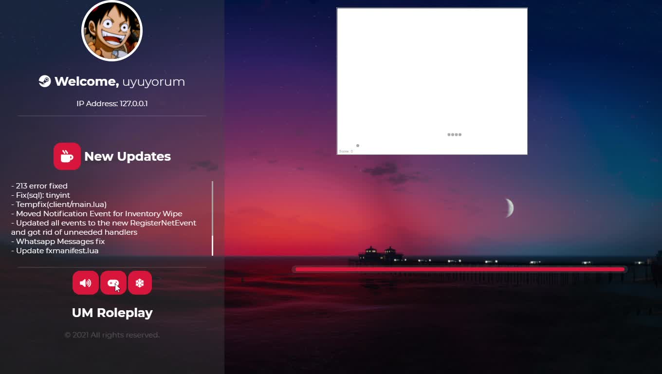 UM Loading Screen | Steam WebAPI | Github Raw