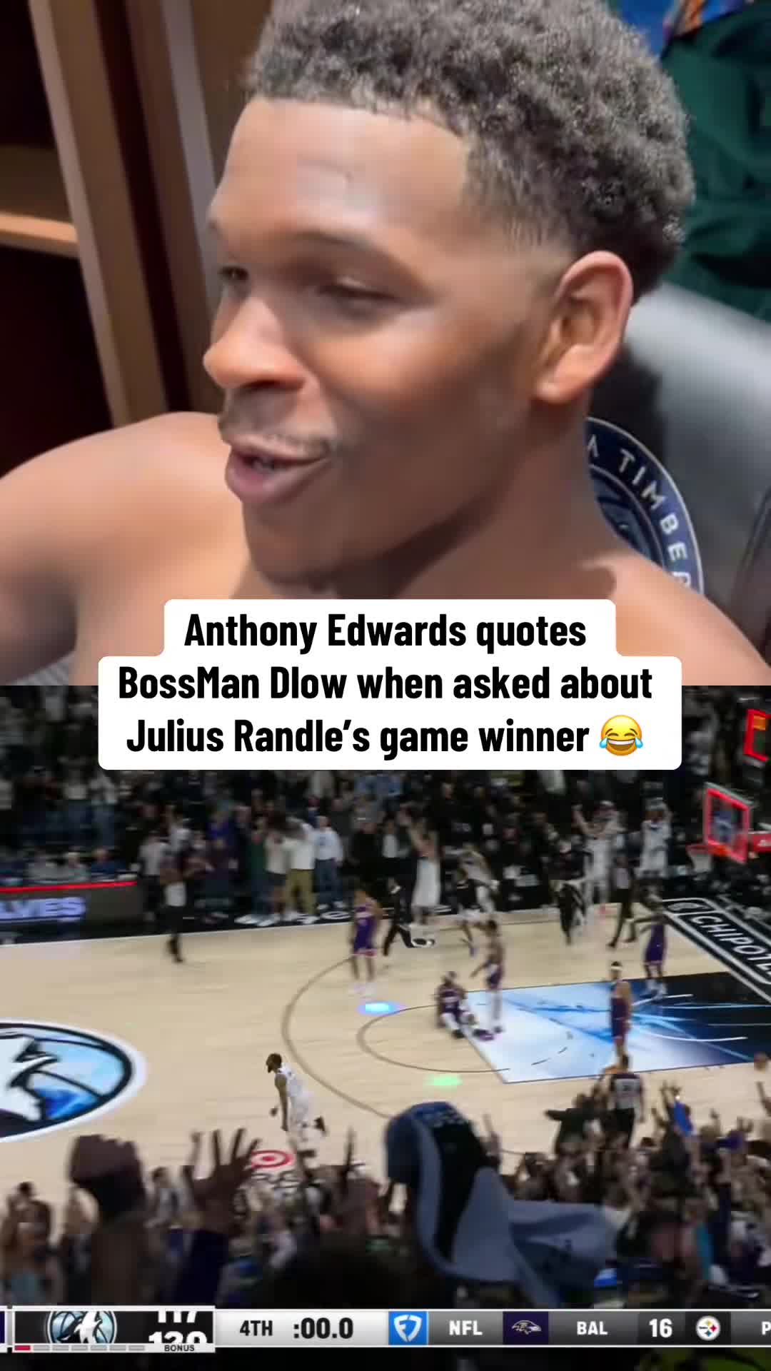 Watch Ant is too funny 😂 (via @Travis Singleton) #nba #basketball # ...