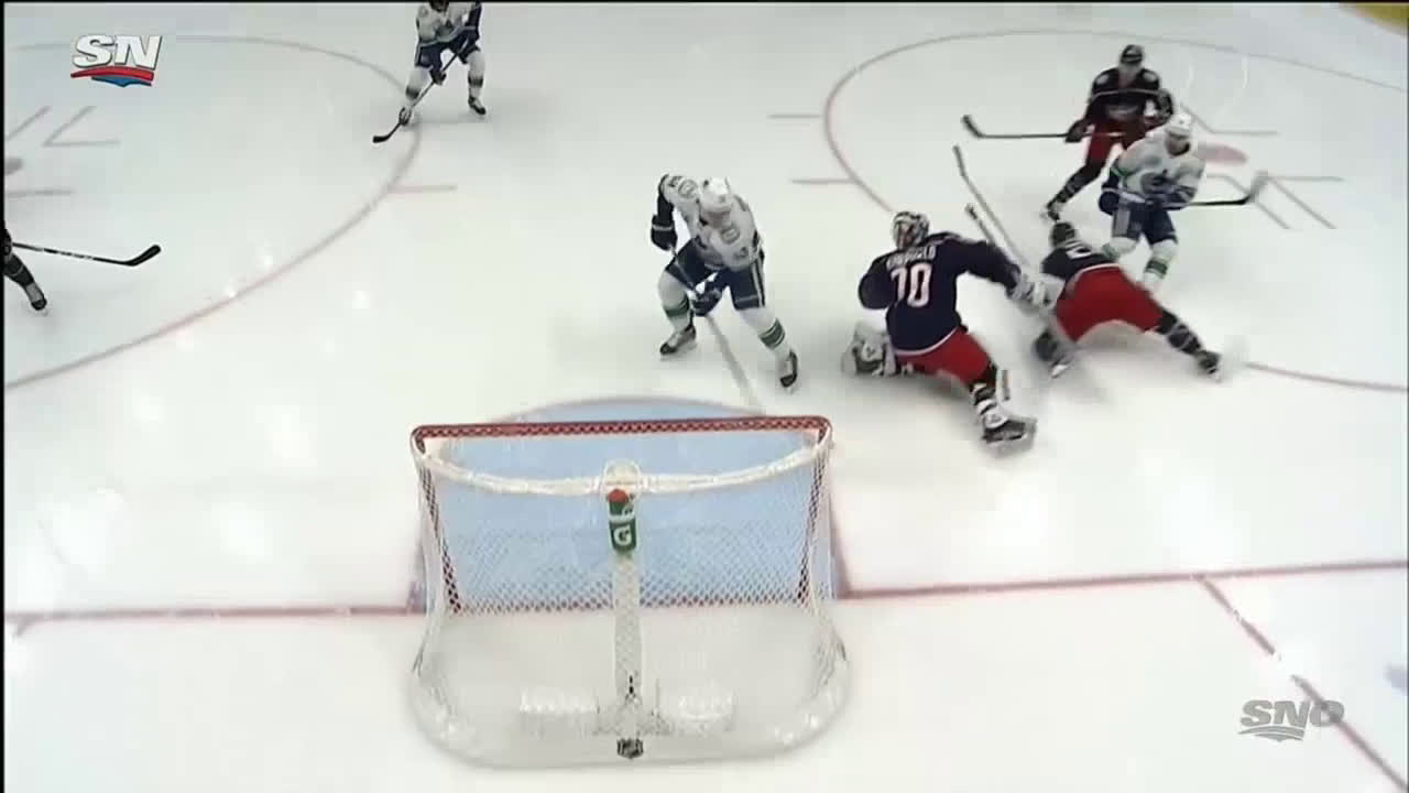 Riley Nash slashing penalty/Pearson hits the post