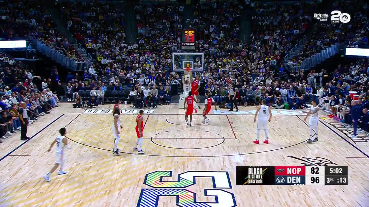 Watch [Highlight] Aaron Gordon connects with Braun for the easy dunk, now at 21 PTS | Streamable