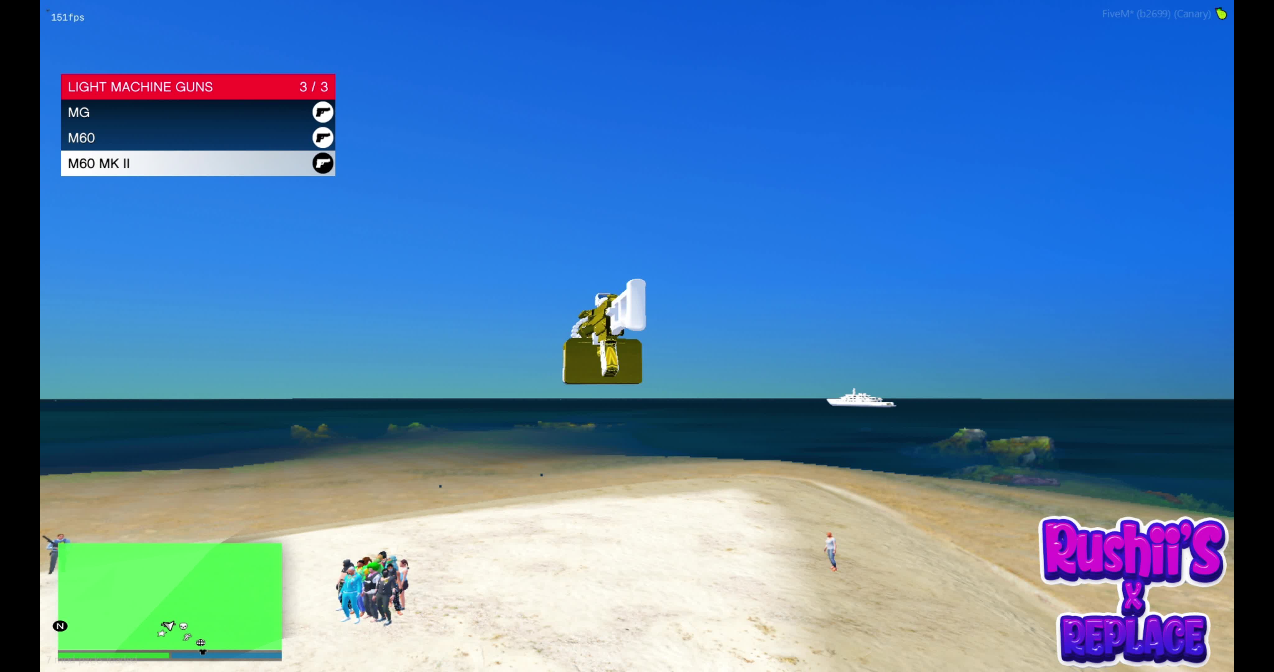 m60 mk2 Jaune animé