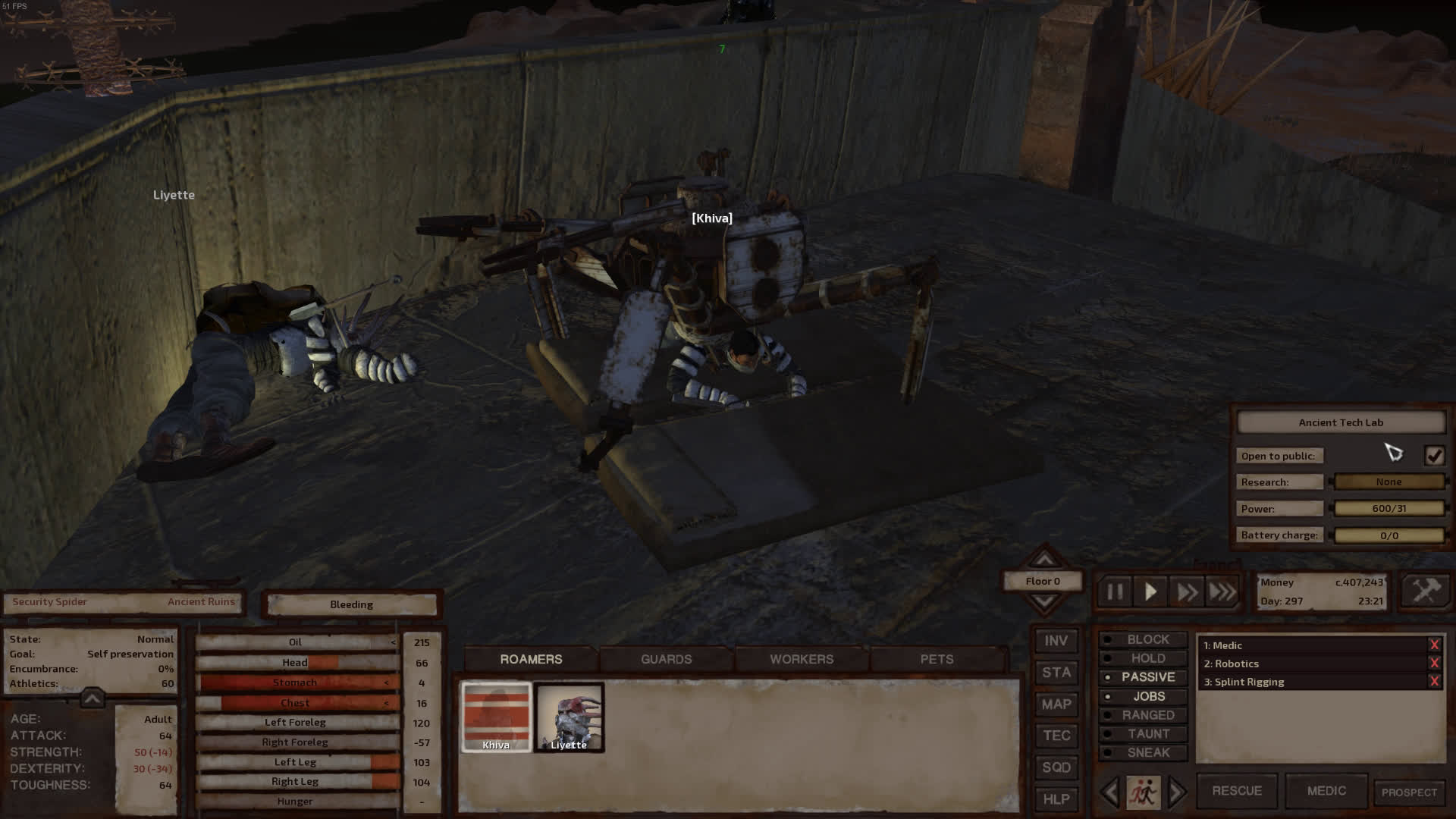 Kenshi - Not today, Security Spider!