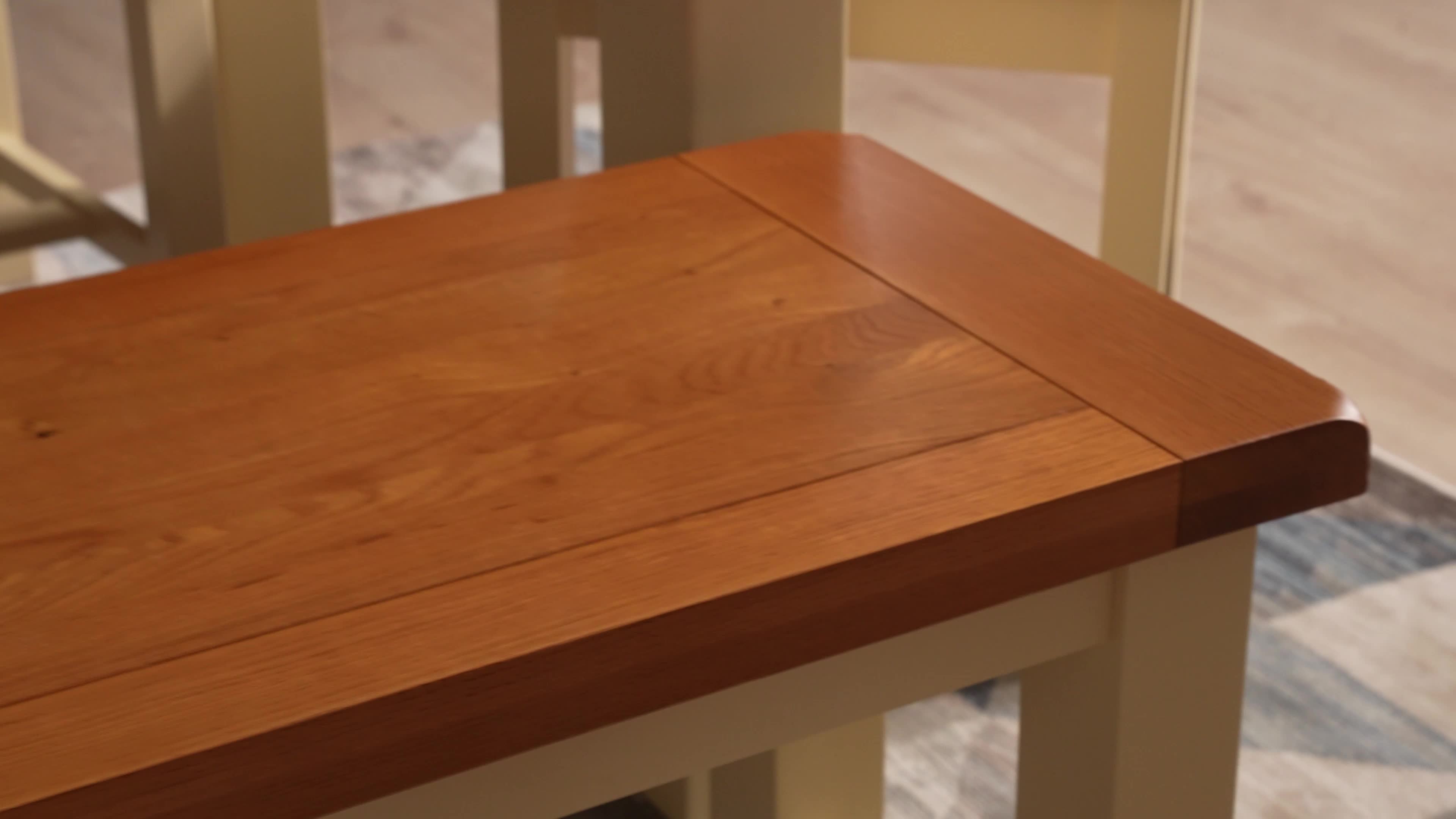 Watch DR03147-Somerset-Cream-Oak-Small-Bench | Streamable