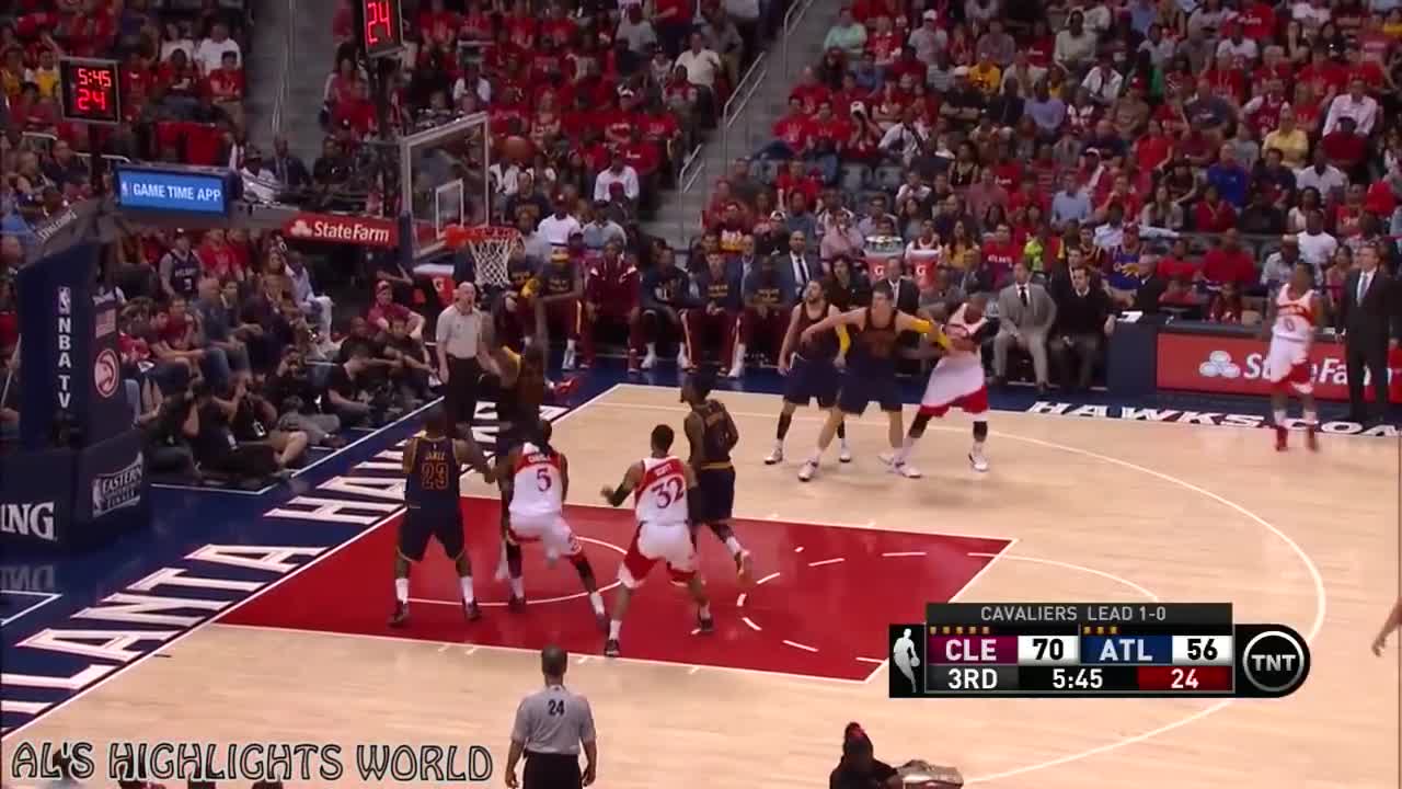 LeBron leads the Cavs on a blitzkrieg to blow the game wide open | 2015 ECF