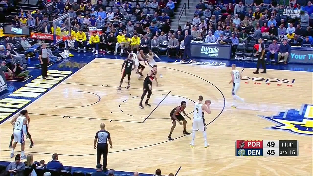 STS Nurkic dunked on