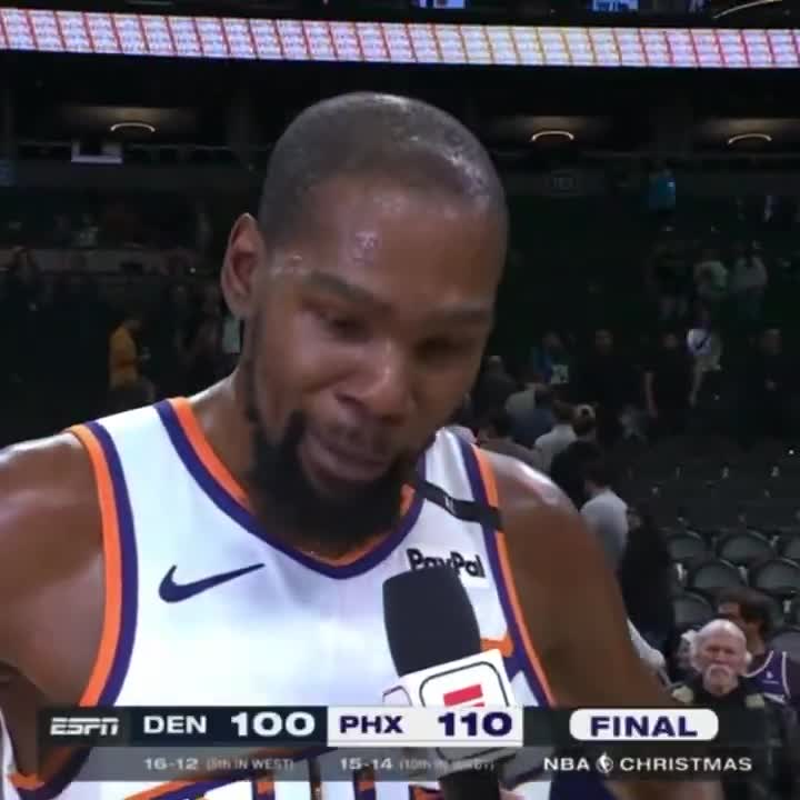 Watch Kevin Durant calls Nikola Jokic a “Top 10” player of all time. | Streamable