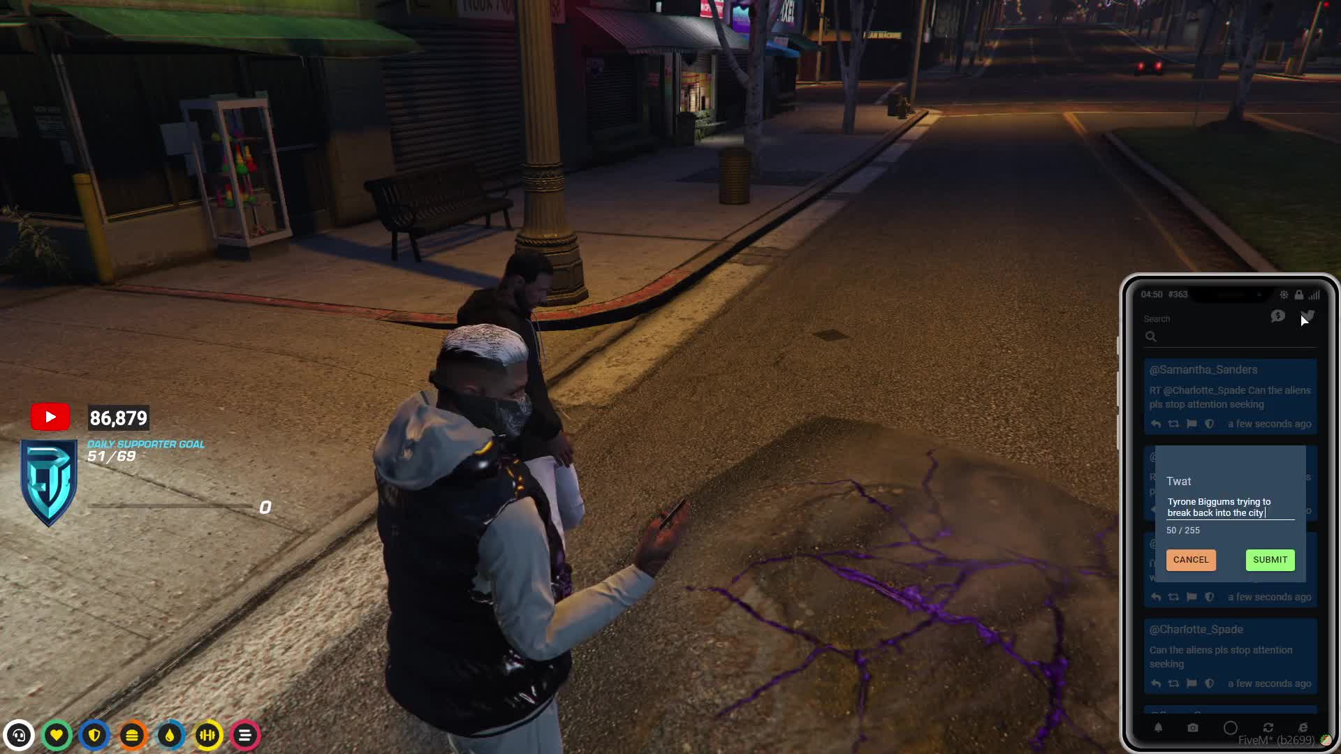 Randy notices ESB trying to come back