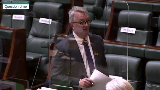 Martin Foley, the Australian(Victoria) Labor Party Minister for HEALTH ...