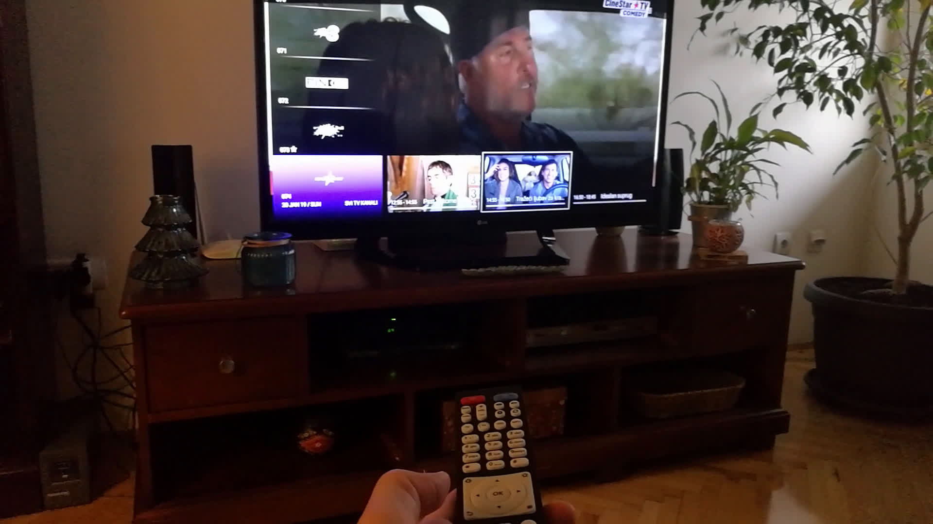 Mtel Move - listanje kanala i povratak na kanal