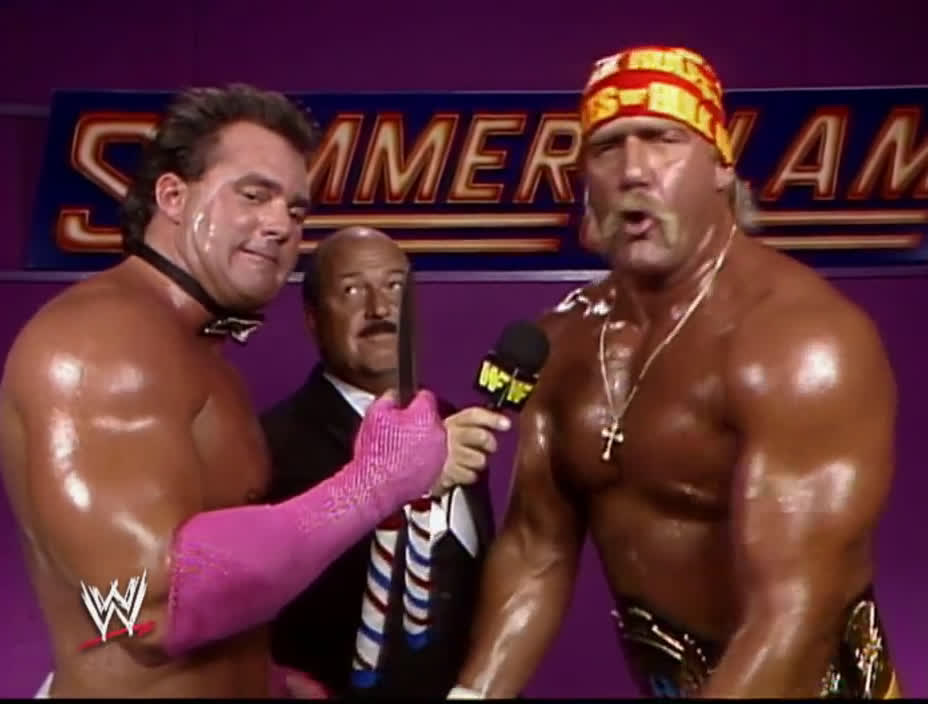 "The blades are part of MEEEEE!" [Summerslam '93]