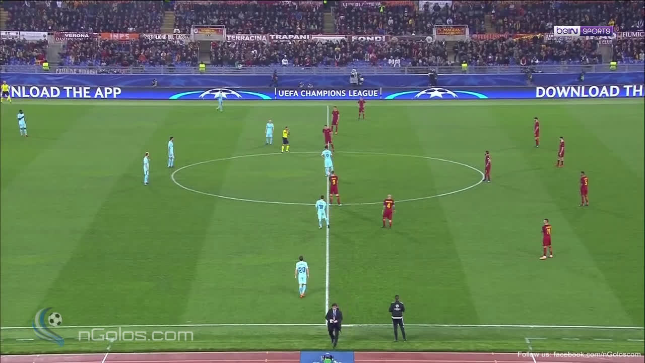 Watch (www.nGolos.com) AS Roma 3-0 Barcelona (Champions League - Quarter-finals) | Streamable