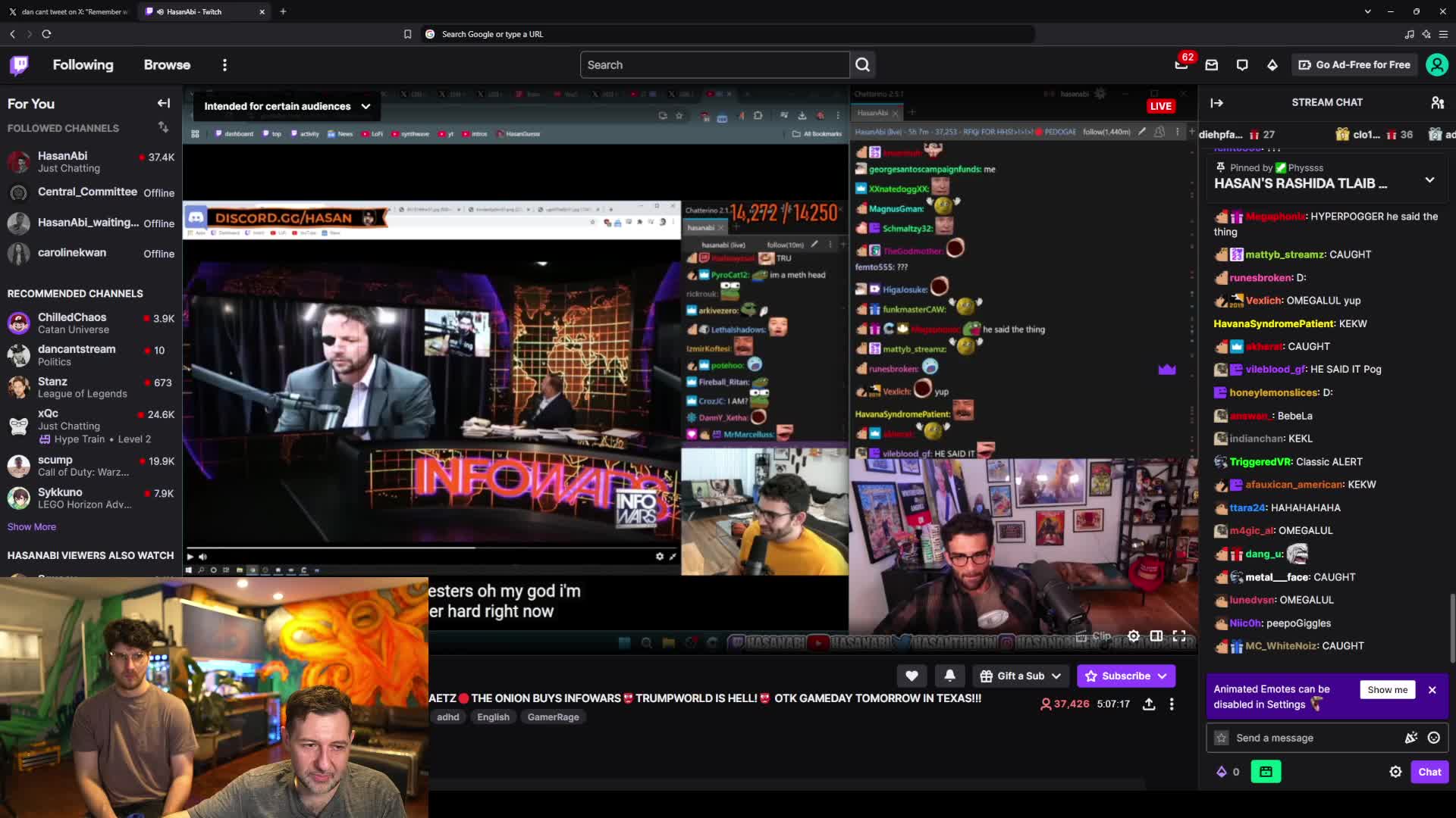 Watch dancantstream Stream 11/14/2024 - Dan meeting with congress ...