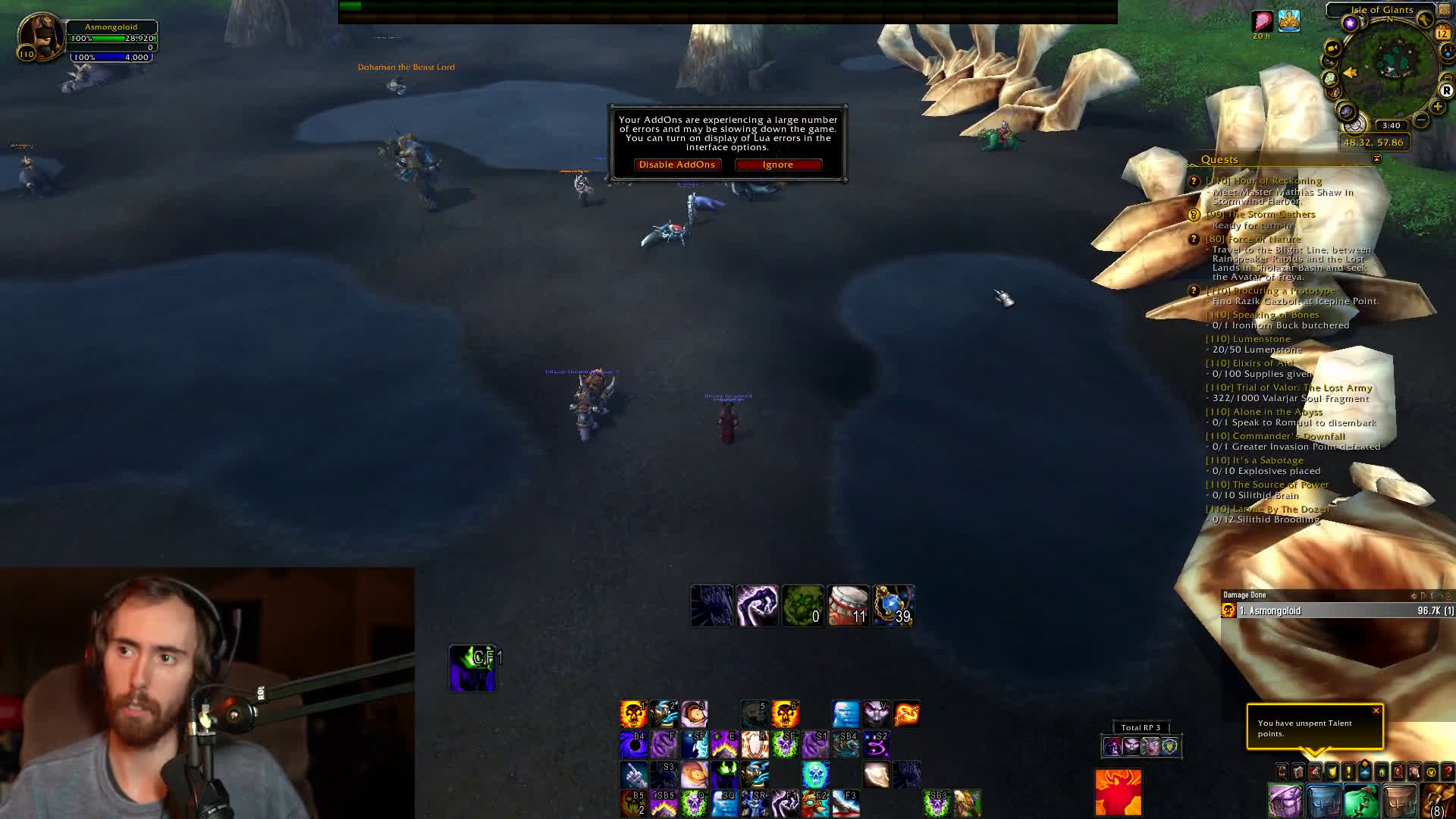 Asmongold gets back to WoW ResidentSleeper