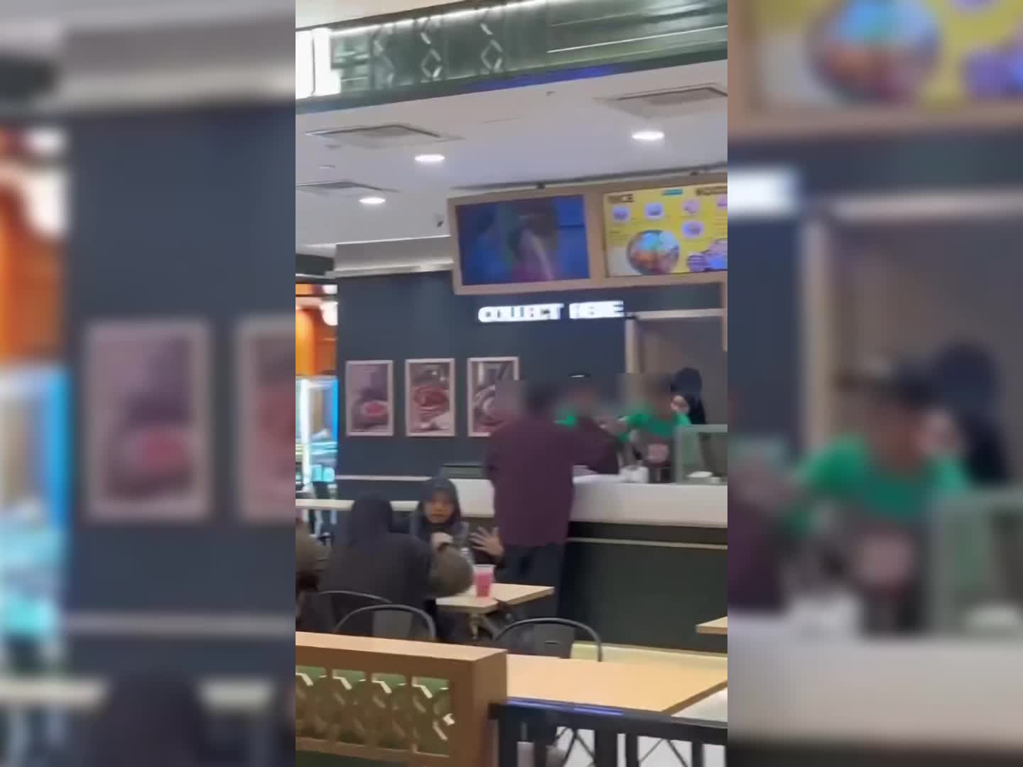 Watch staff customer argument penang chendul | Streamable