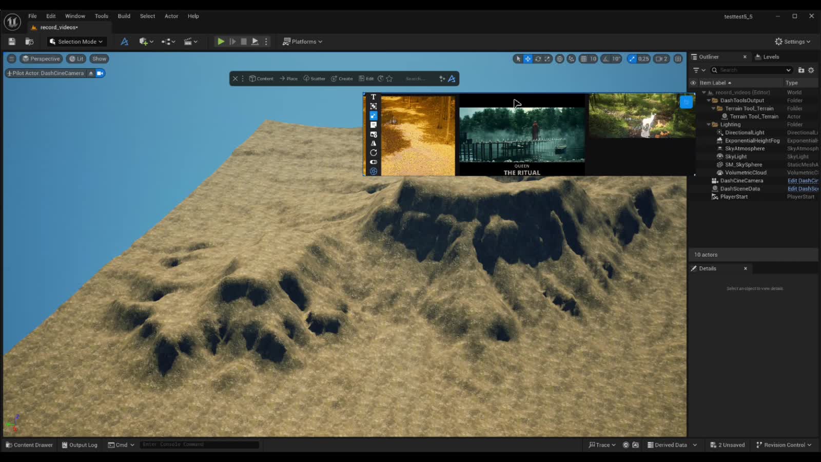 Dash - World Building Plugin for UE5