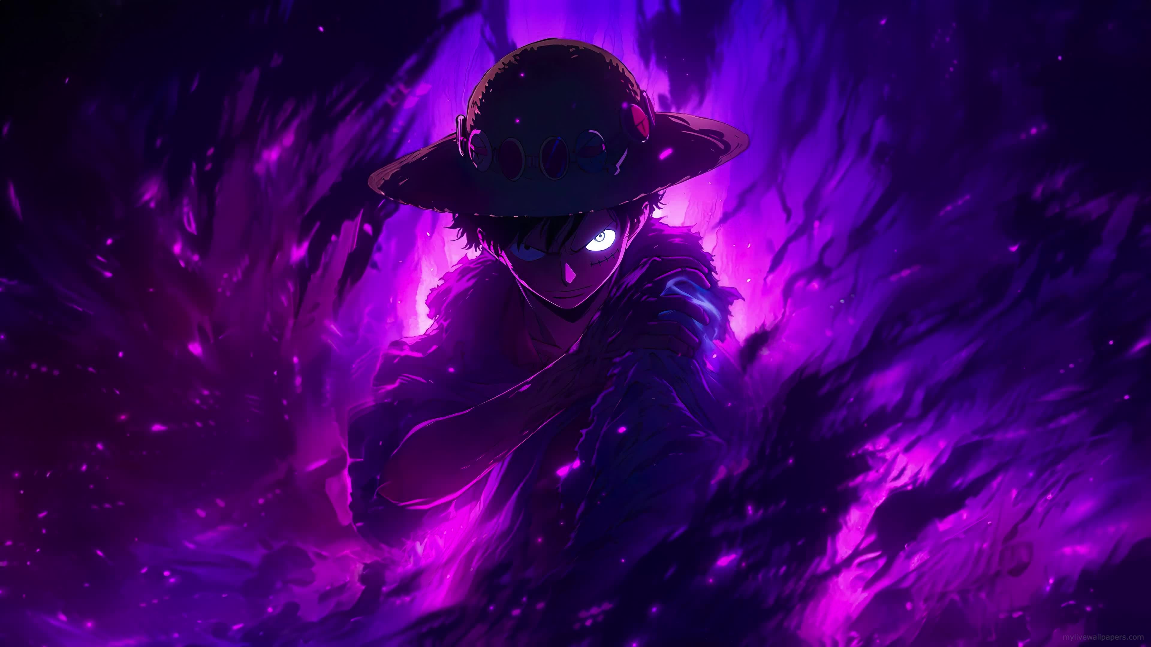 Watch Neon Luffy 4K Live Wallpaper | Streamable