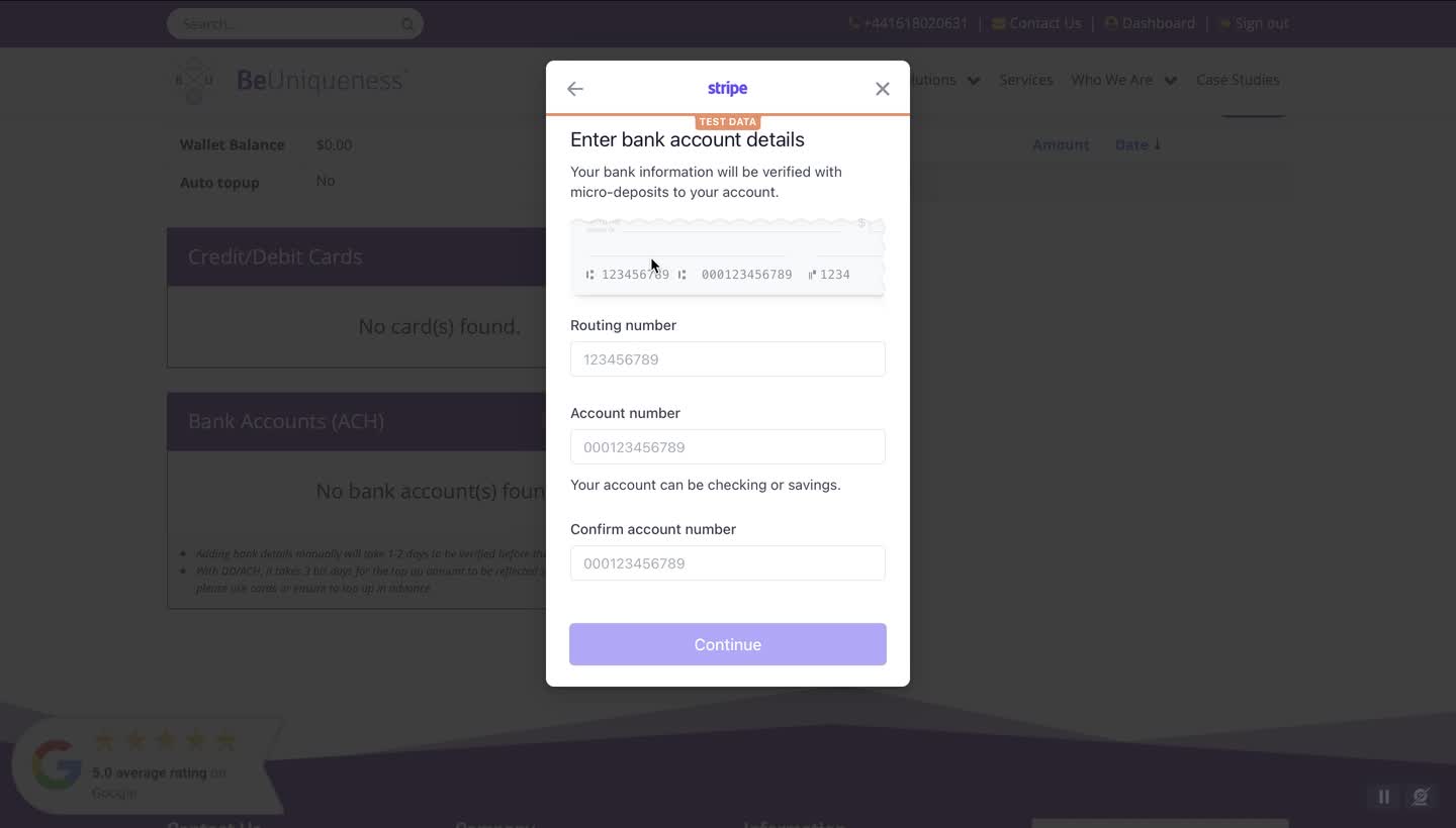 Top up wallet UPDATED