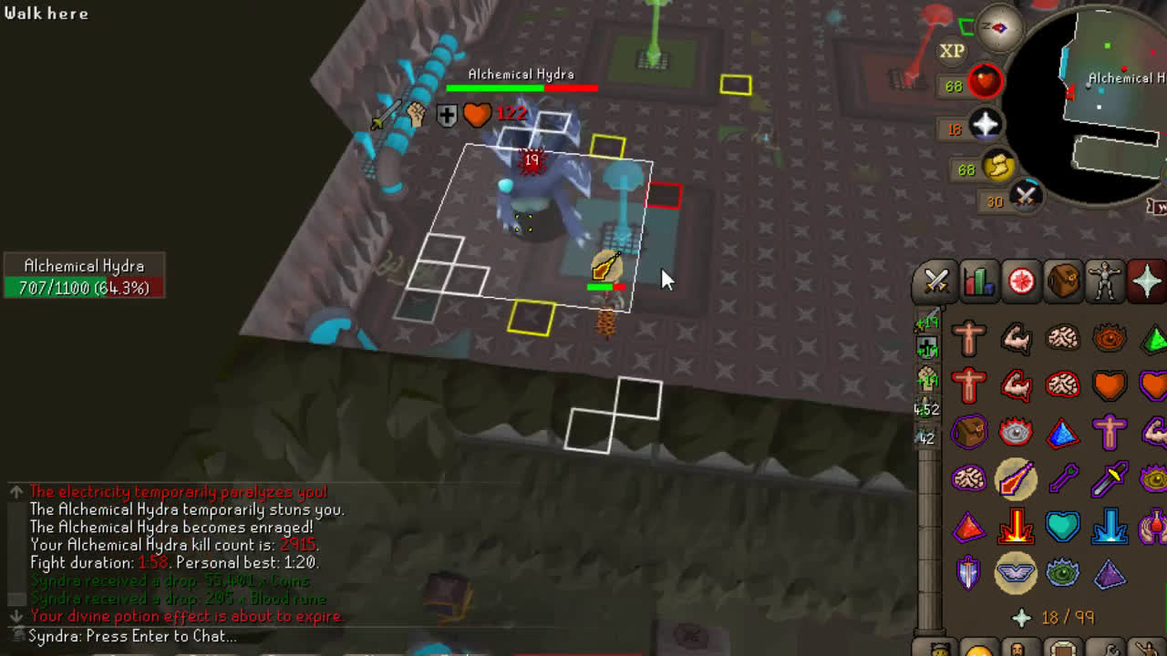 melee hydra lightning skip