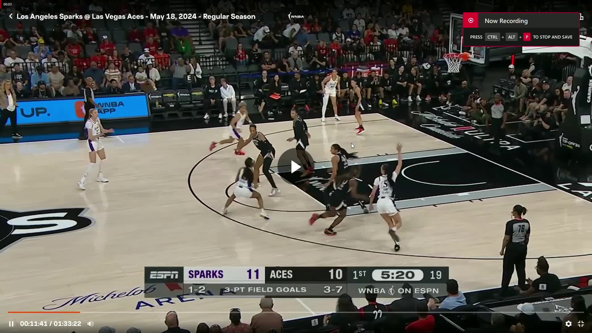 Watch stokes 3rd time getting scored on in same set play just oposite side of court | Streamable