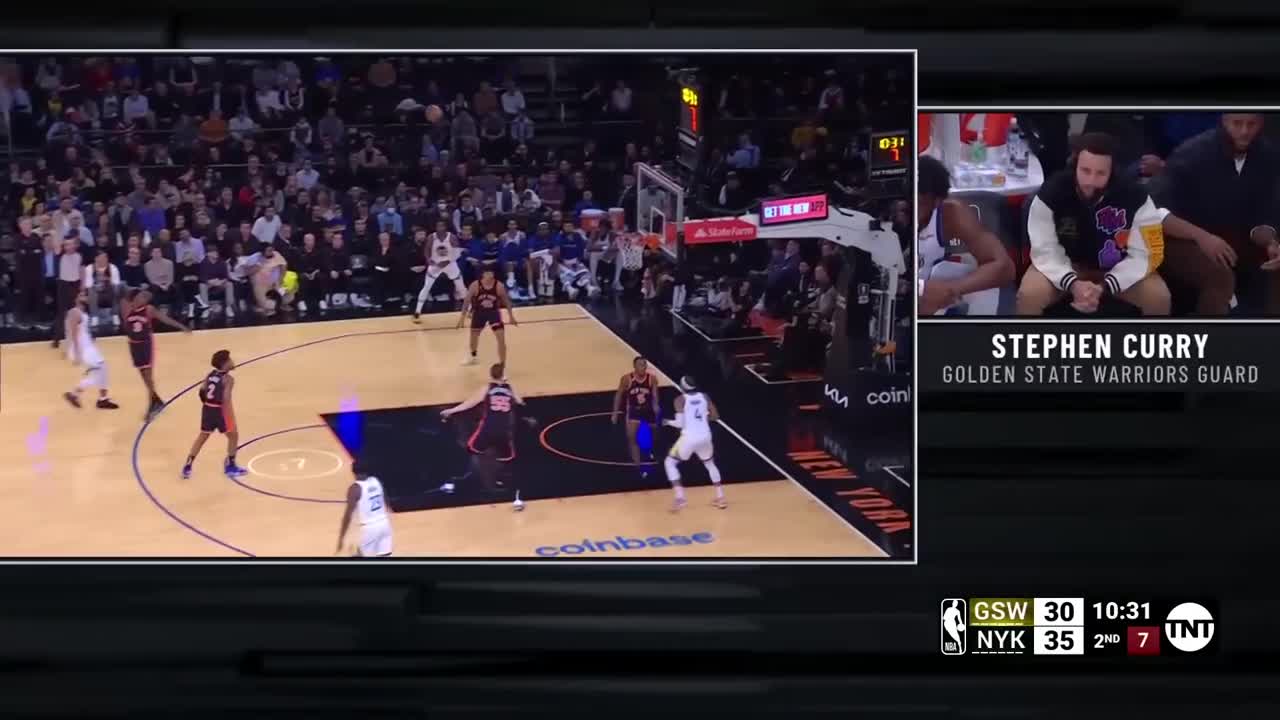 Watch [Highlight] Steph Curry: "[Anthony] Lamb, man I wanna shoot like him!" | Streamable