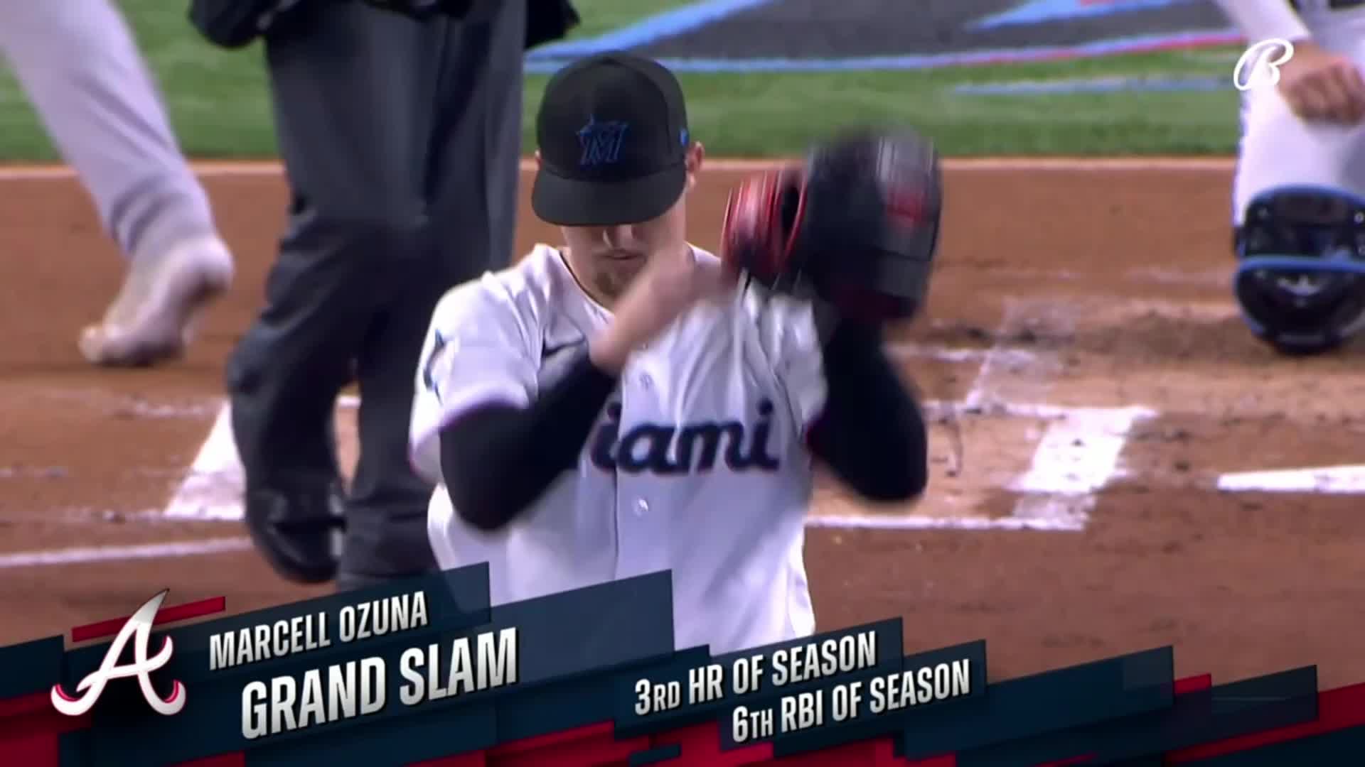 Watch Marcell Ozuna from the Braves hits a grand slam. | Streamable