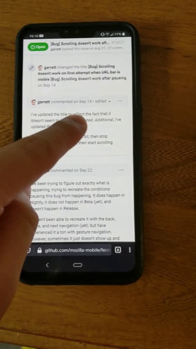firefox scrolling bug