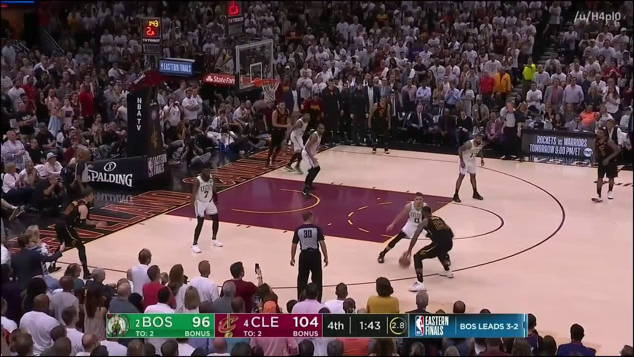 Lebron Stepback Again - ESPN