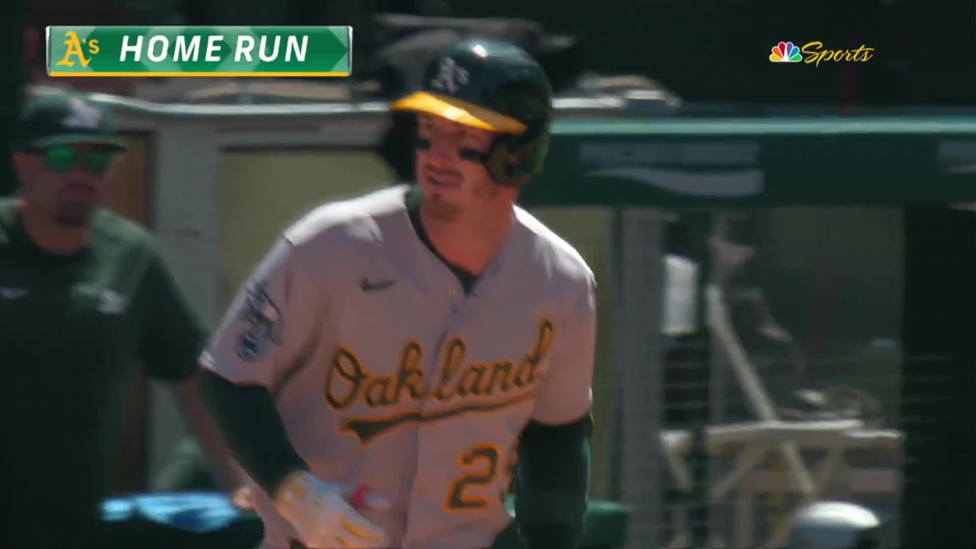 Watch Brent Rooker with a 3-run homer! Ends Ohtani's scoreless inning ...