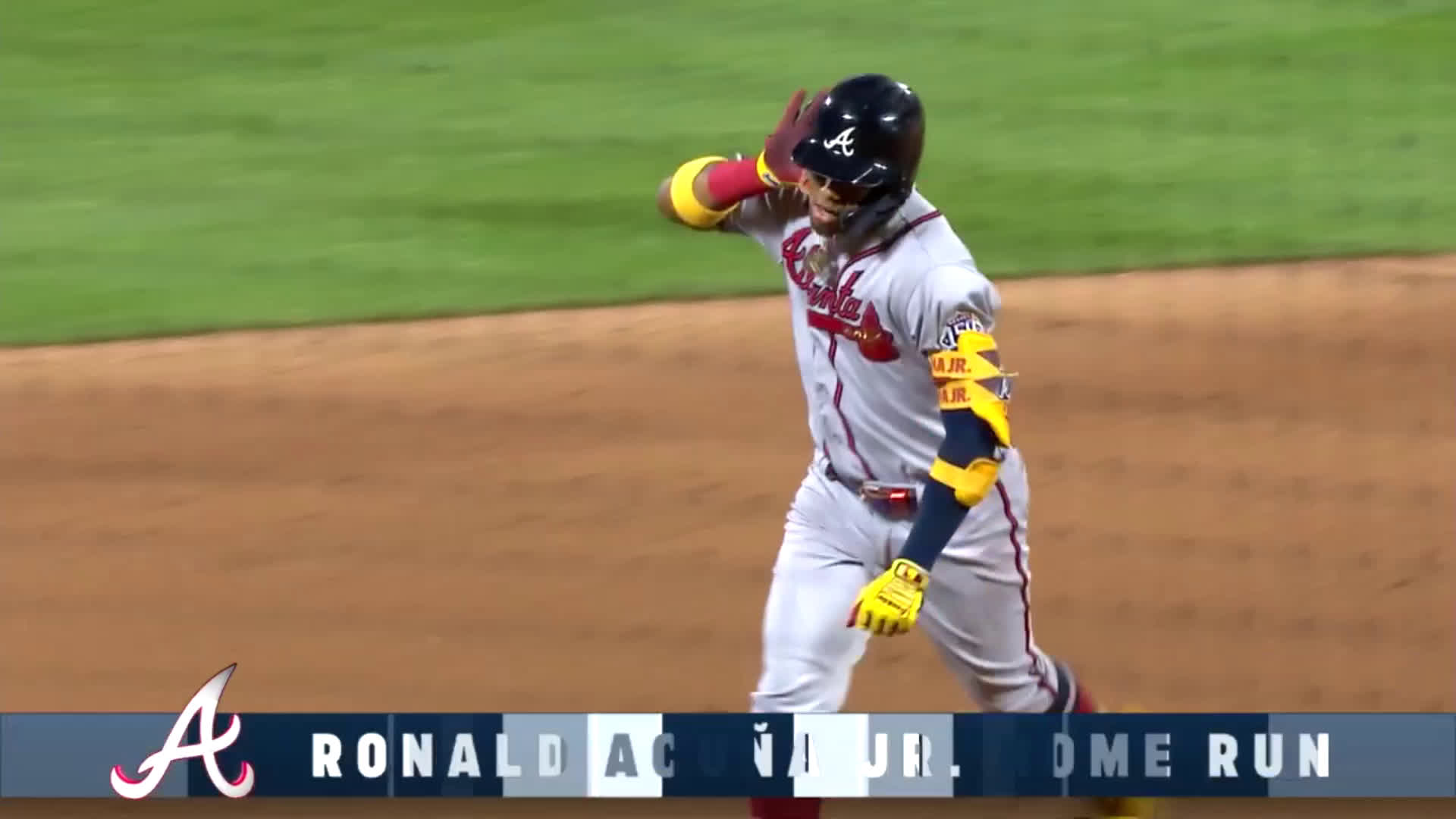 Watch Ronald Acuña Jr., who can't hear well, gives the Braves the 1-0 lead with home run ...