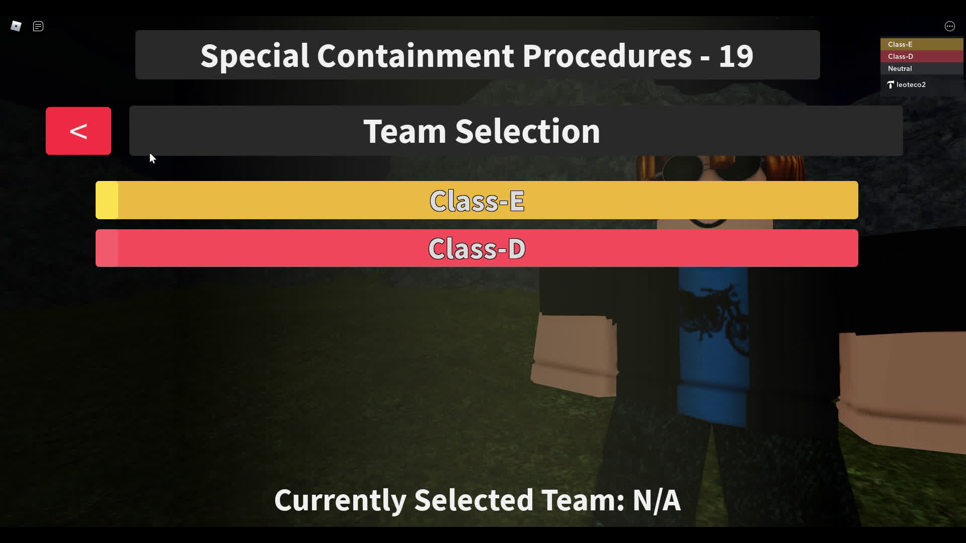 SCP Menu System - Zero