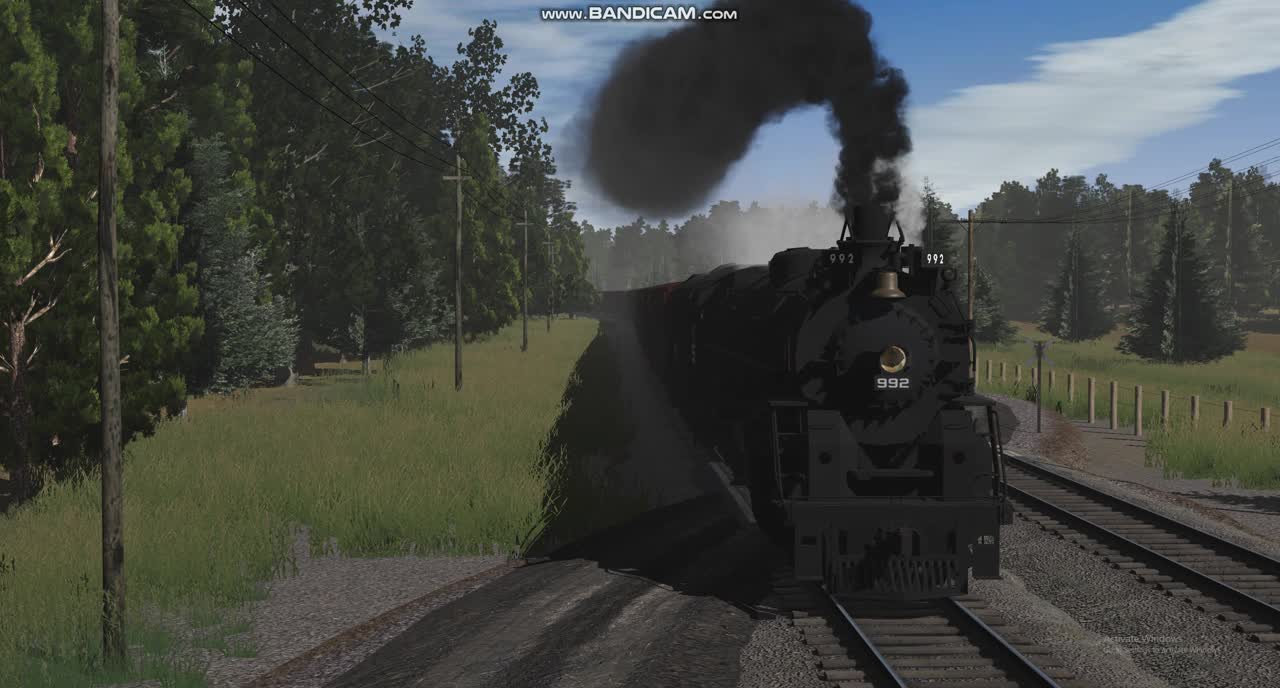 DO&NW R2 Class 4-8-4 runby