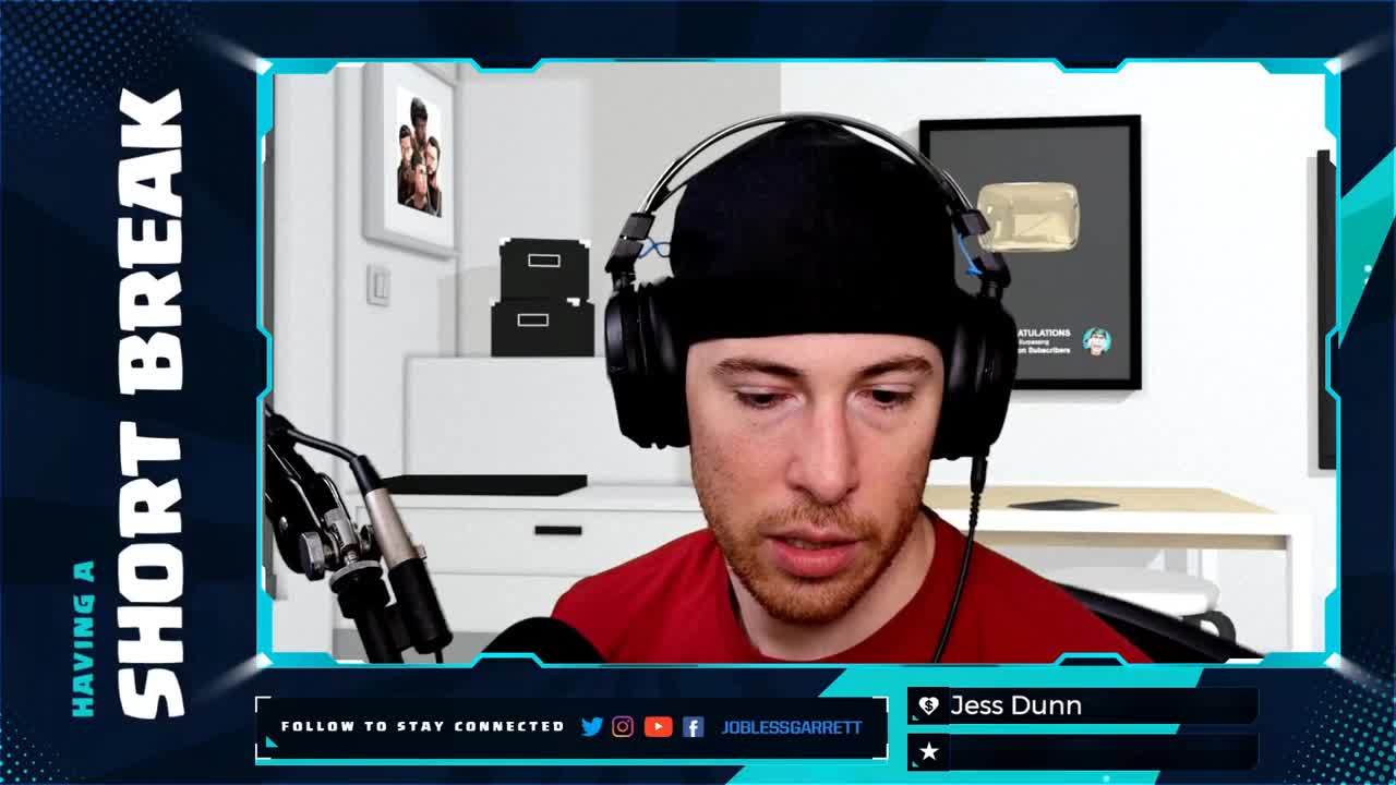 Garrett outlines his Streaming and YT Career