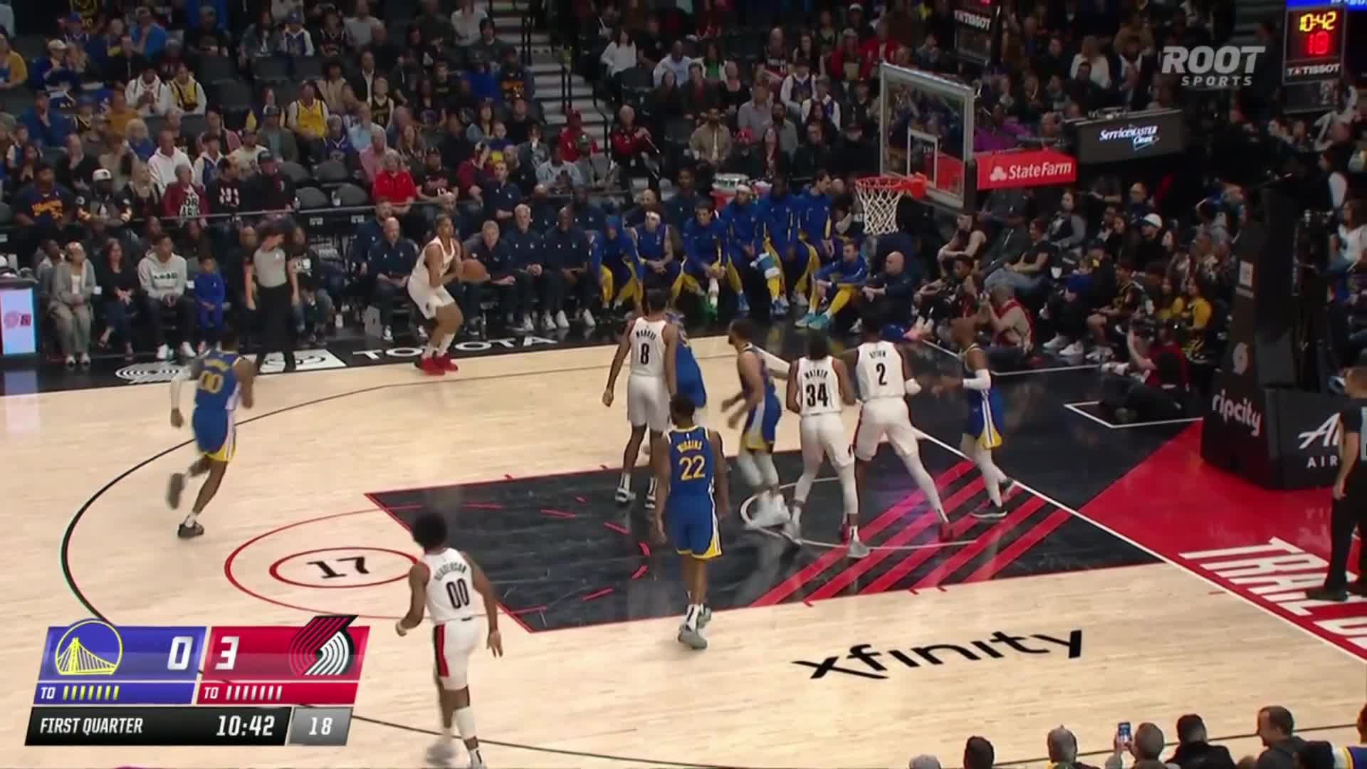 Watch Scoot with the between the legs into the step back three, then DA ...