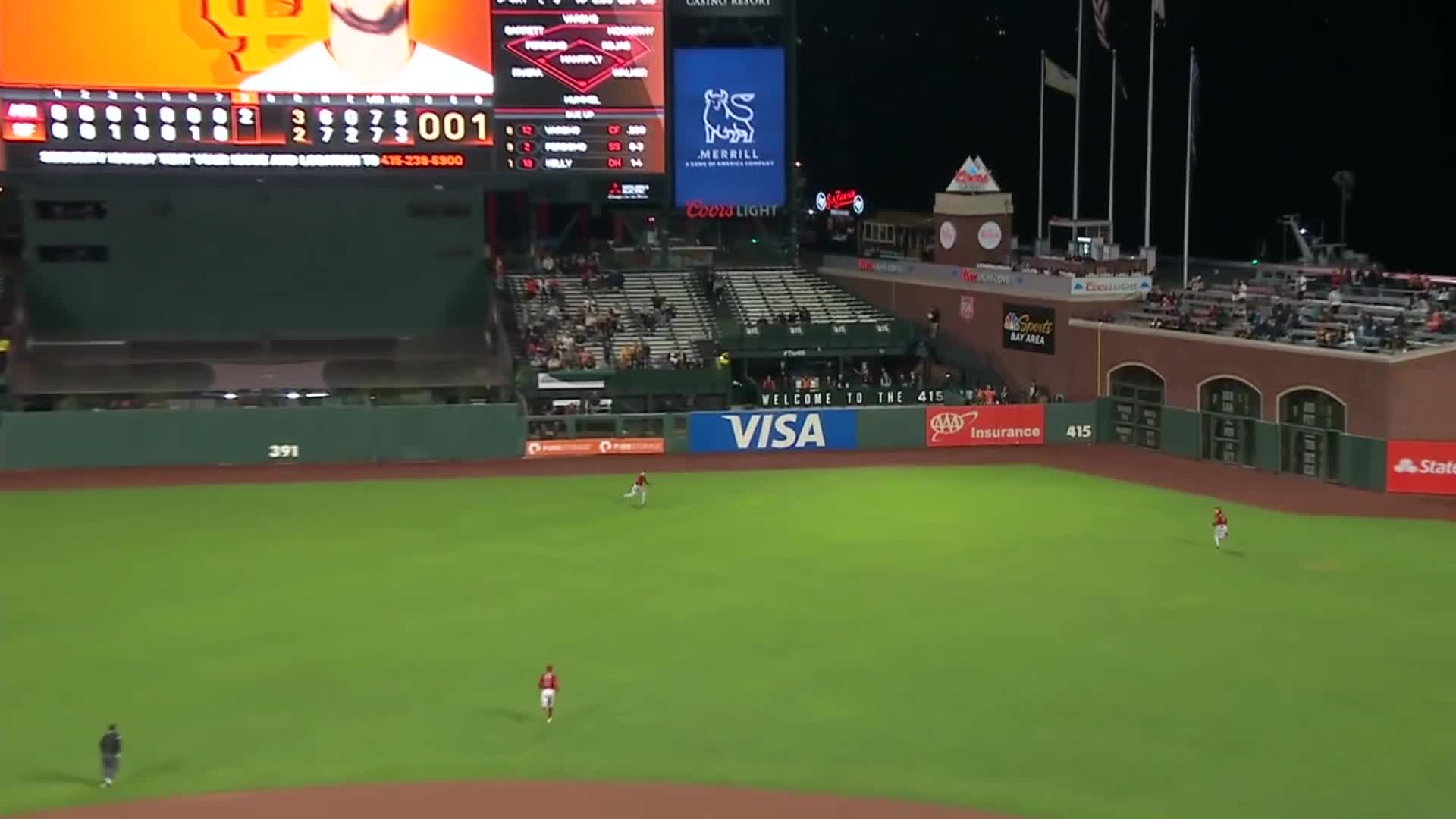 Watch Daulton Varsho robs J.D. Davis of extra bases with an incredible ...
