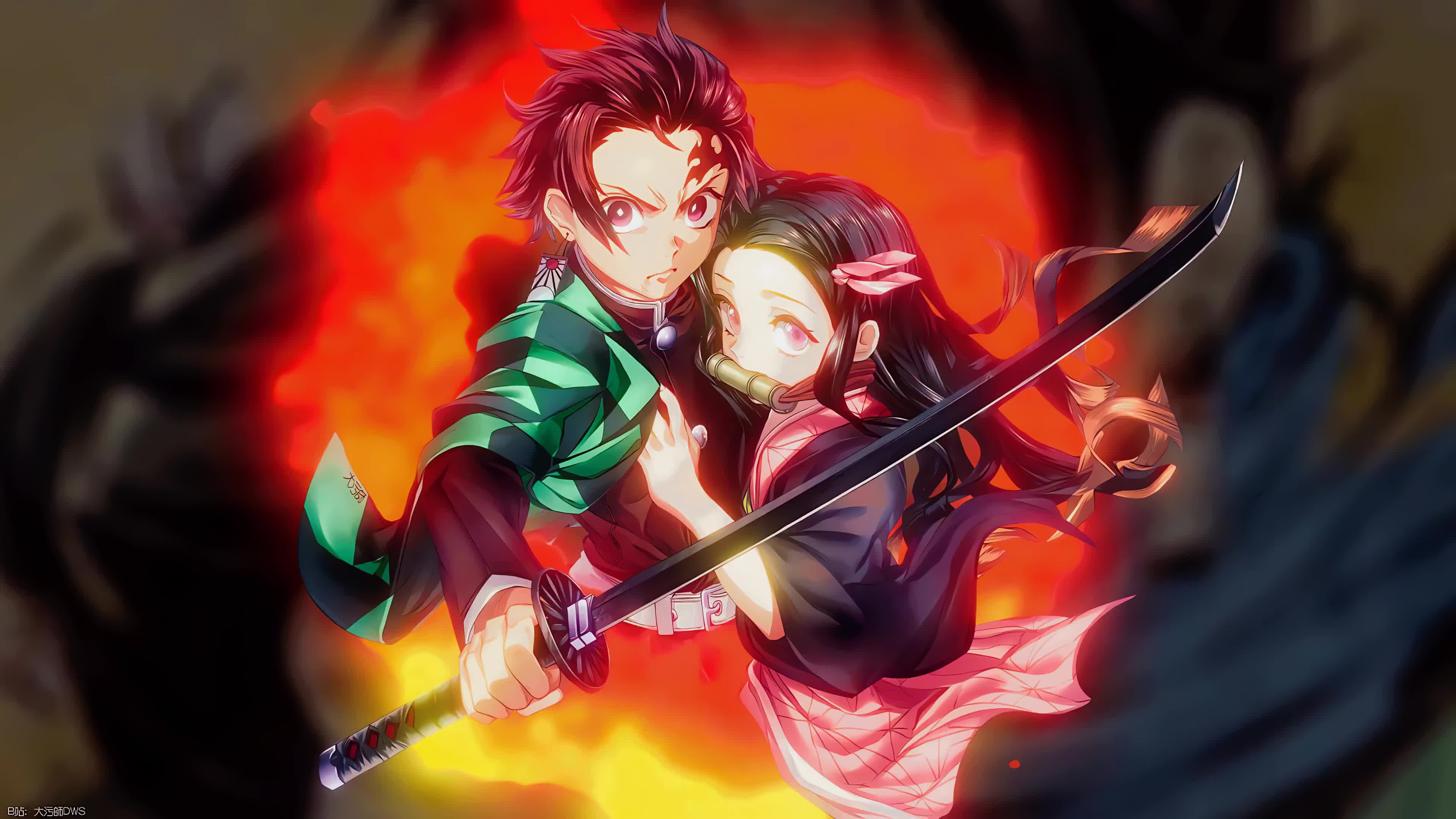 Watch Tanjiro and Nezuko Ultra Live Wallpaper | Streamable