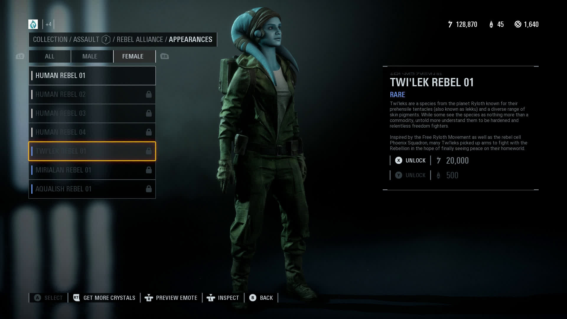Swbf2 rebel customisation concept